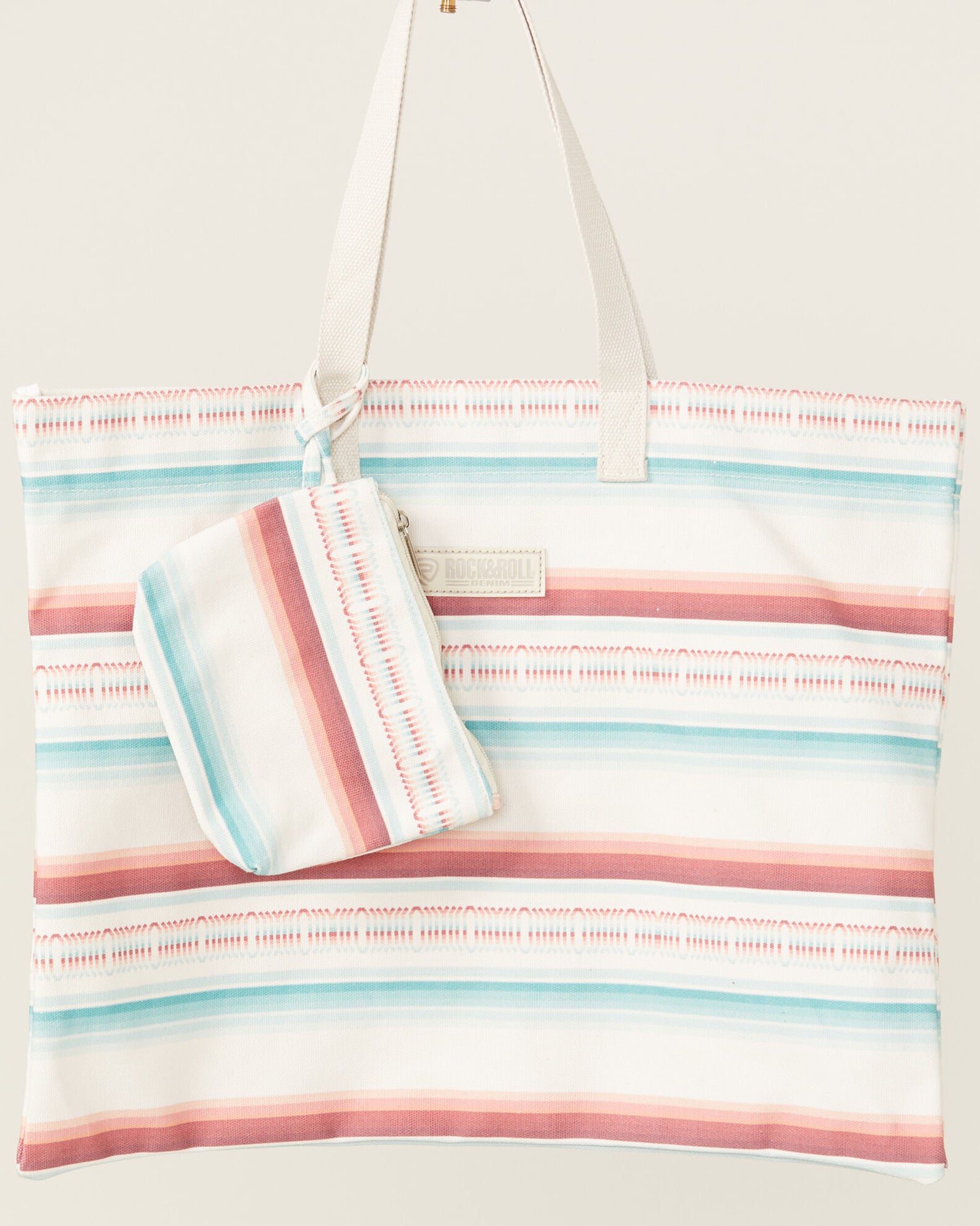 Product Name: Rock & Roll Denim Serape Print Bag