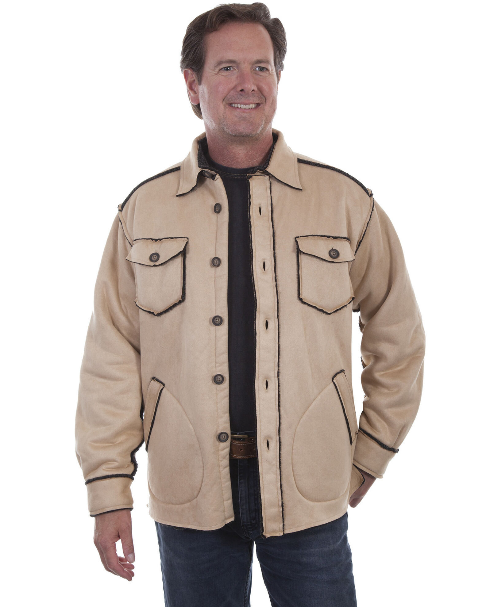 Product Name Scully Mens Faux Sherpa Lined Jacket