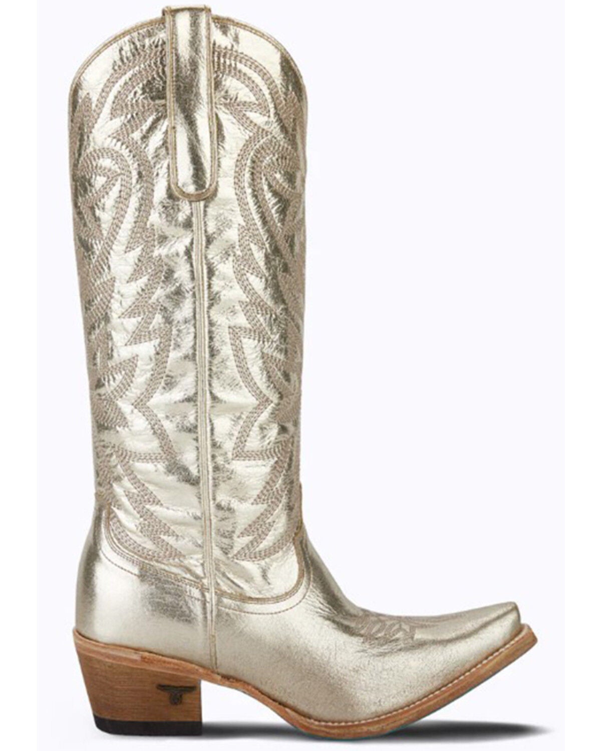 Lane Women's Smokeshow Metallic Tall Western Boots - Snip Toe, Gold