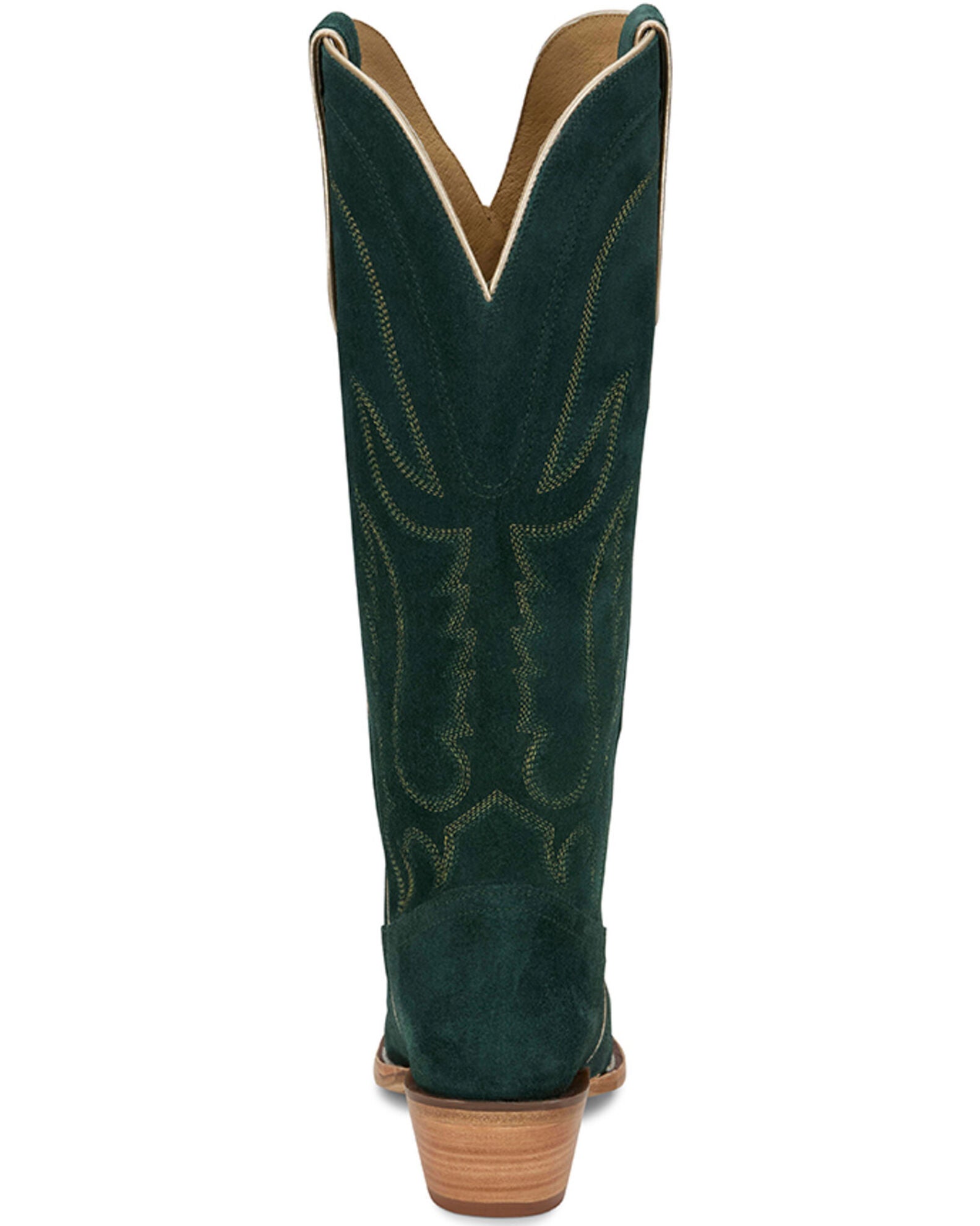 Tony Lama Women's Derby Liz Tall Western Boots - Snip Toe, Green