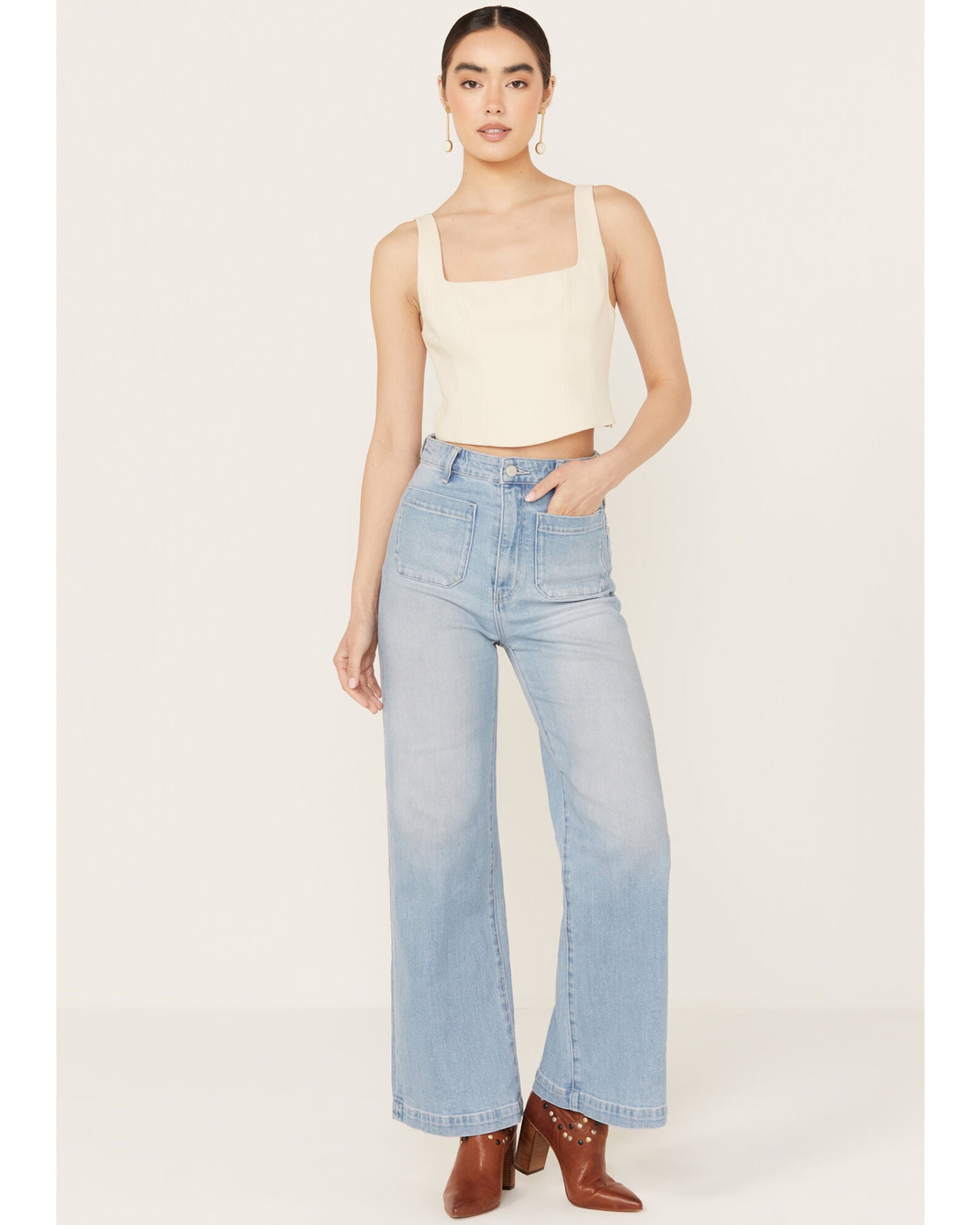 Product Name: Rolla's Women's Light Wash High Rise Sailor Jeans