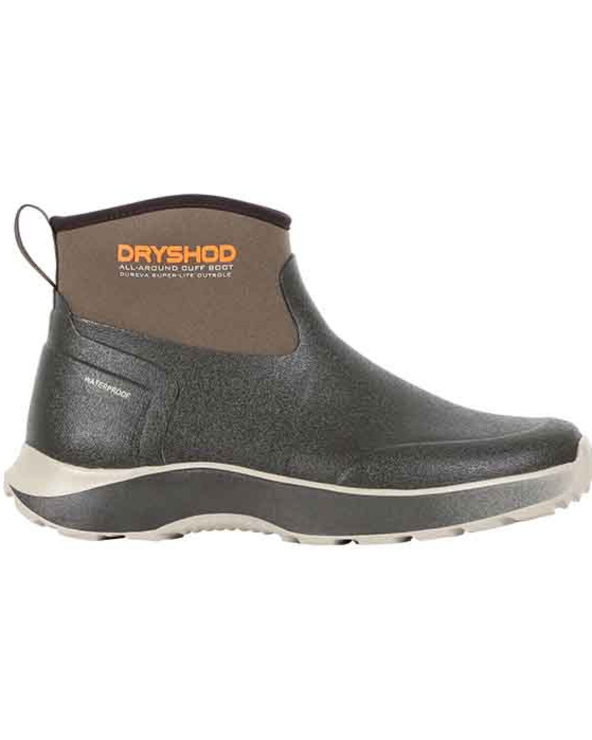Dryshod Men's Evalusion All around Cuff Rubber Boots - Soft Toe, Brown