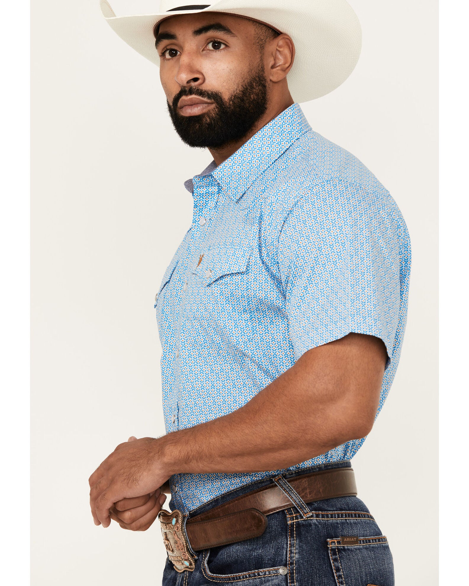 Product Name: Rodeo Clothing Men's Boot Barn Exclusive Geo Print Short ...