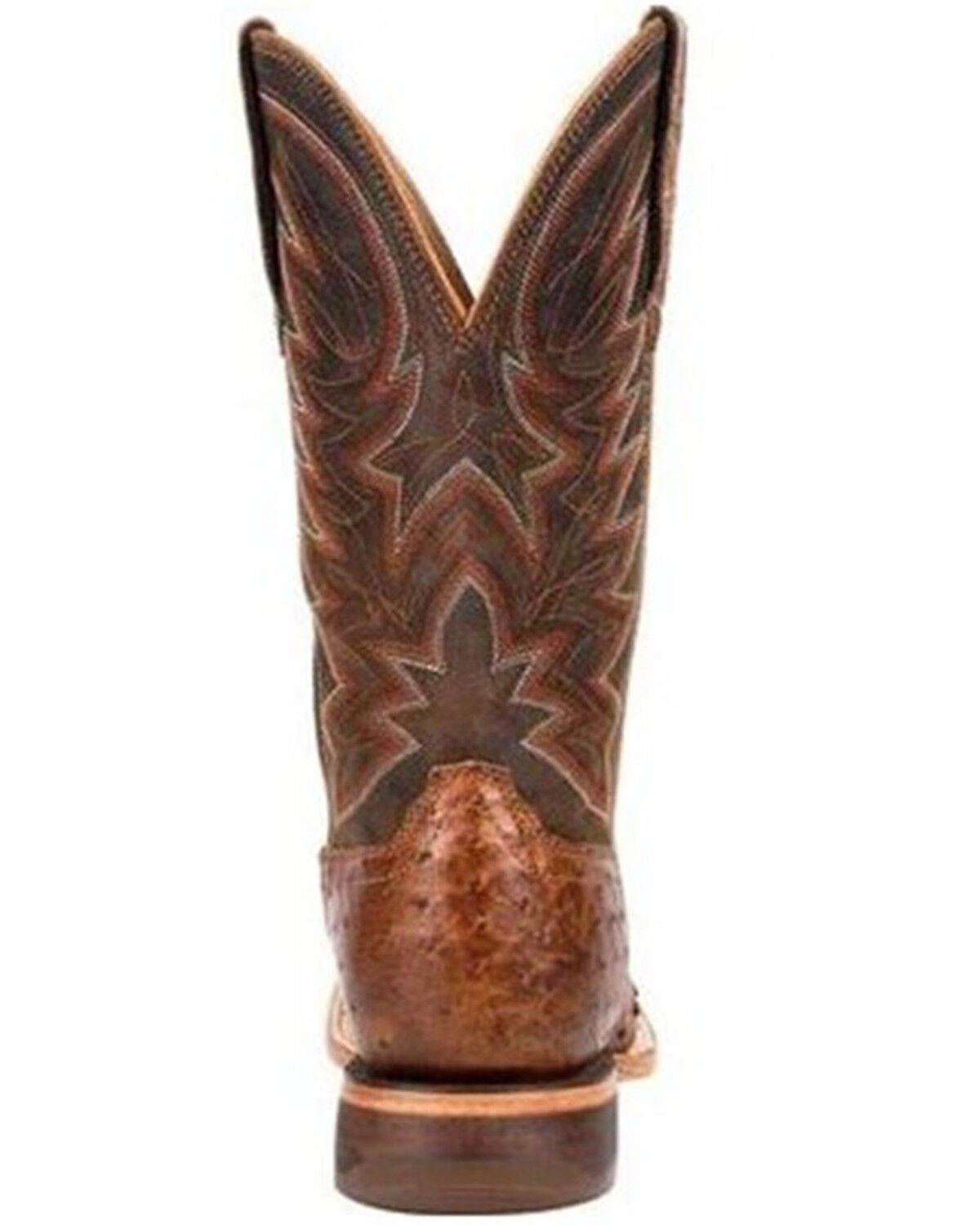 Durango Men's Wheat Brown Exotic Full-Quill Ostrich Western Boots ...
