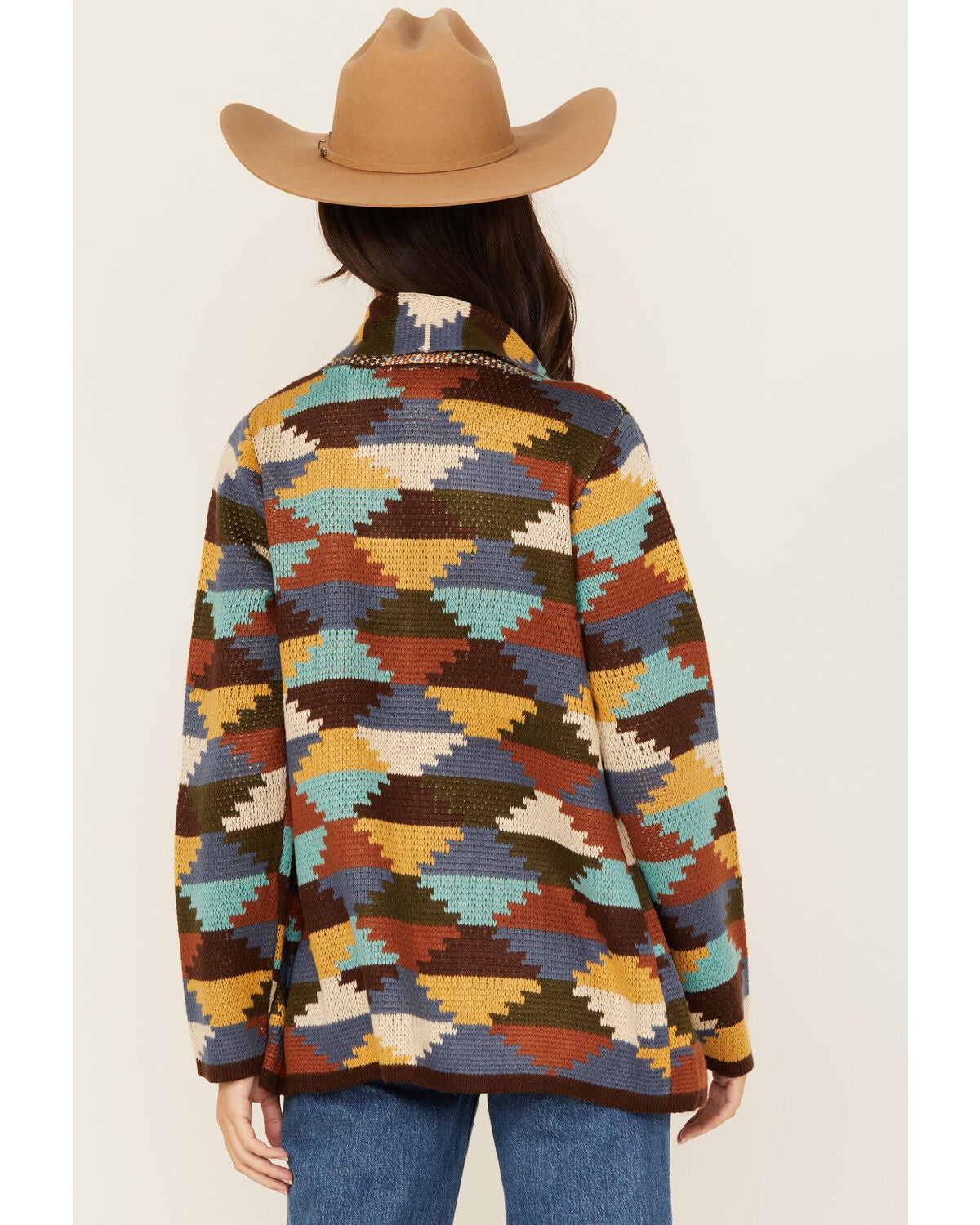 Cotton & Rye Women's Concho Cardigan, Multi