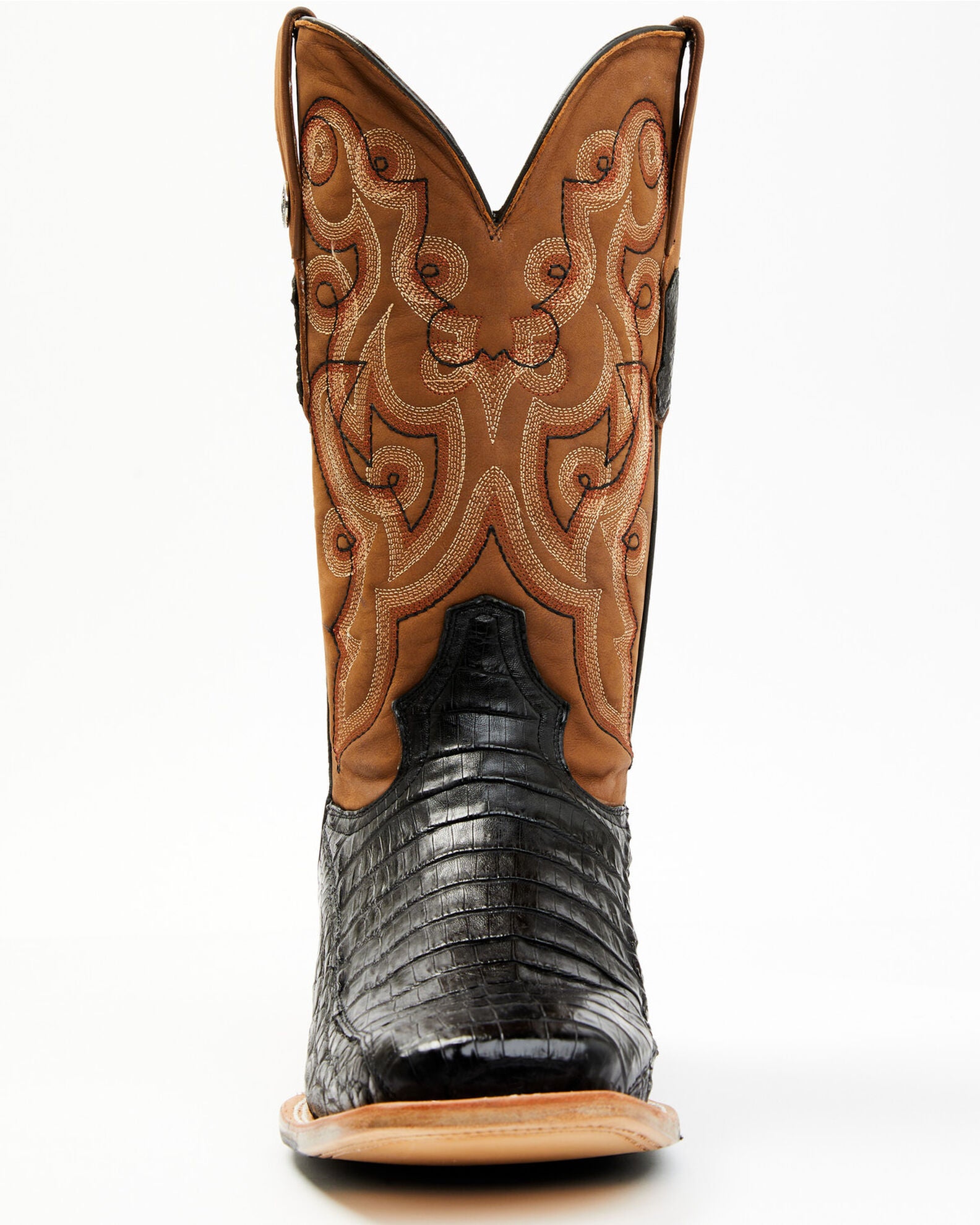 Tanner Mark Men's Exotic Caiman Belly Western Boots - Broad Square Toe ...