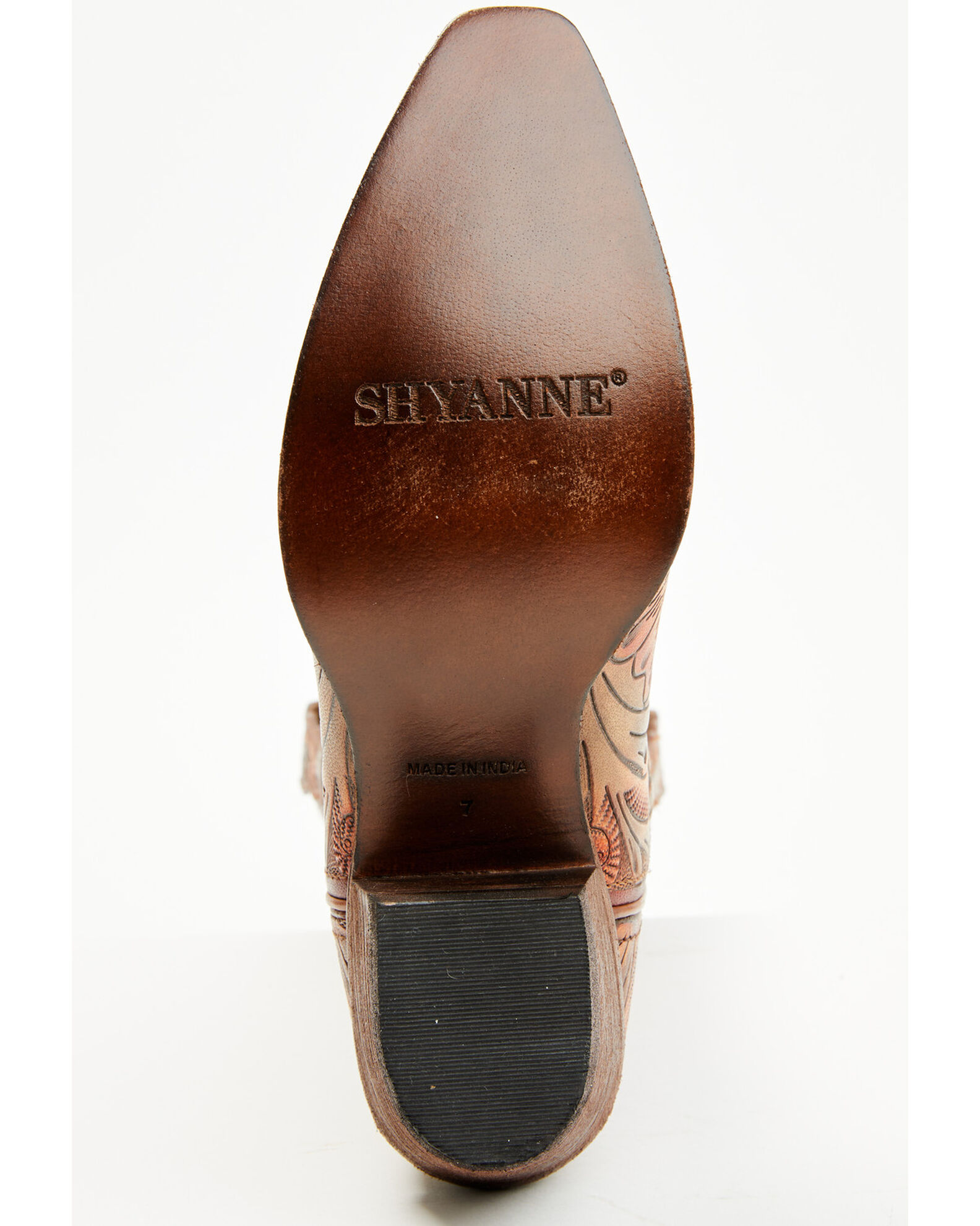 Shyanne Womens Sweetest Thing Tooled Western Boots Snip Toe Multi