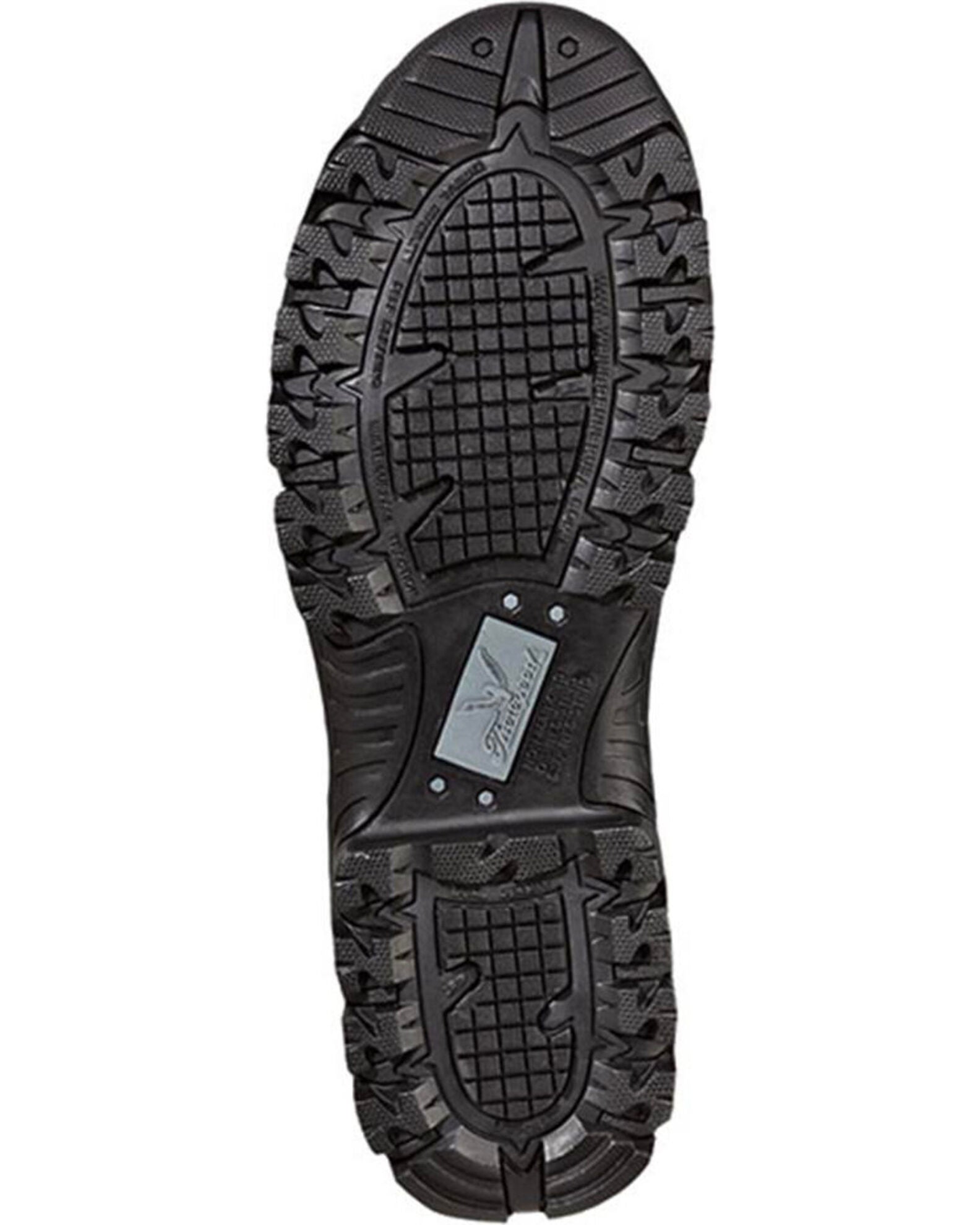 Thorogood Men's Deuce 6" Waterproof Side Zip Work Boots - Soft Toe, Black
