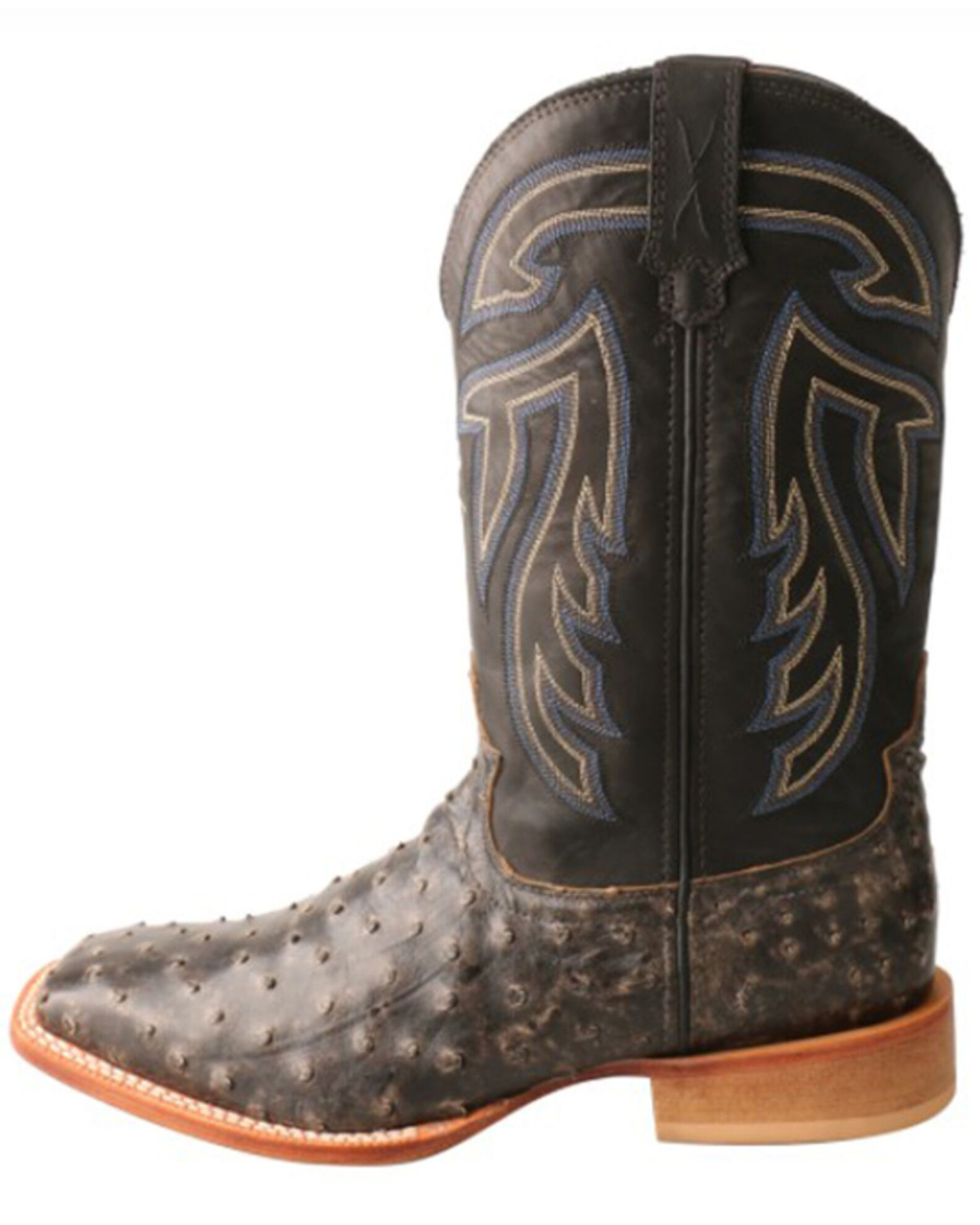 Twistex X Mens Ruff Stock Fill Quill Ostrich Vamp Exotic Western Boot