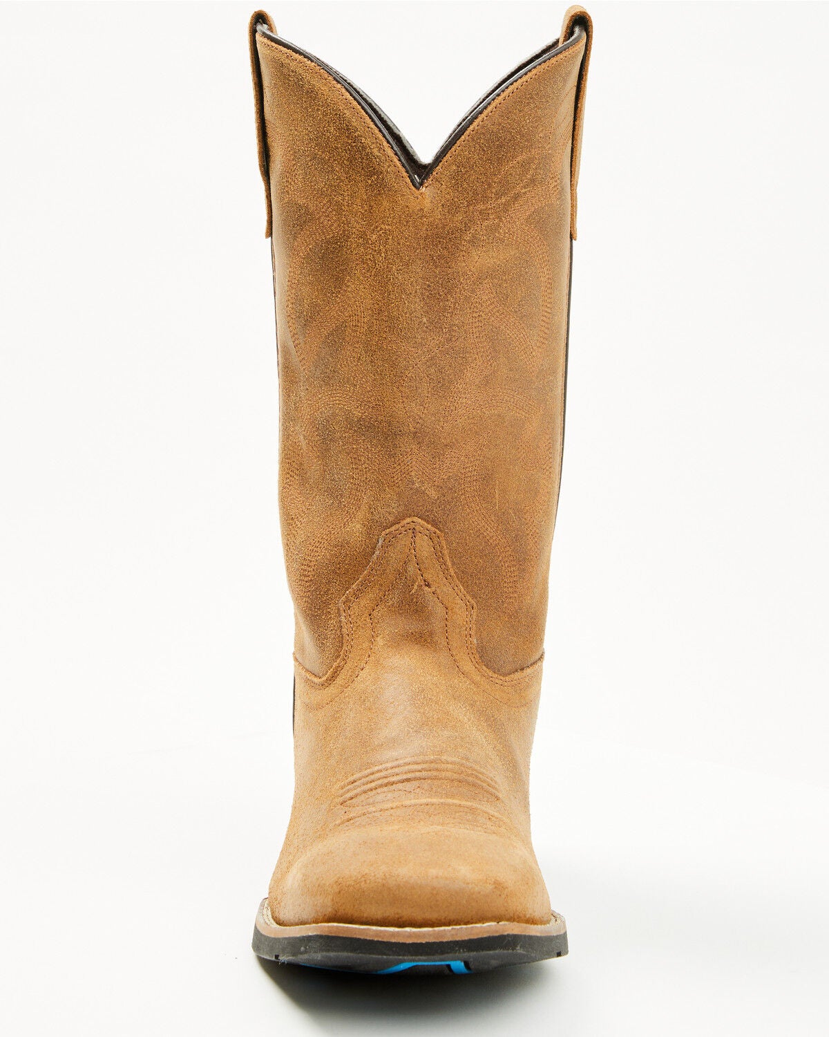 Roper Men's Monterey Roughout Western Boots - Square Toe, Tan