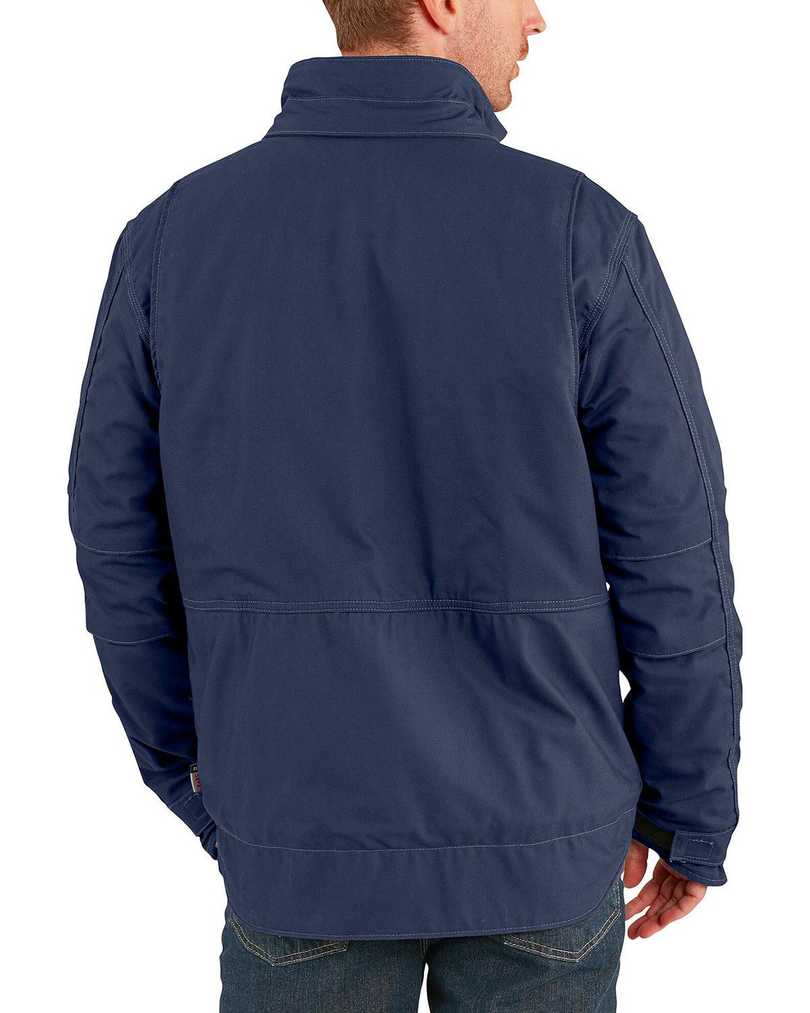 Carhartt Men's Flame Resistant Full Swing Quick Duck Coat - Big & Tall, Navy