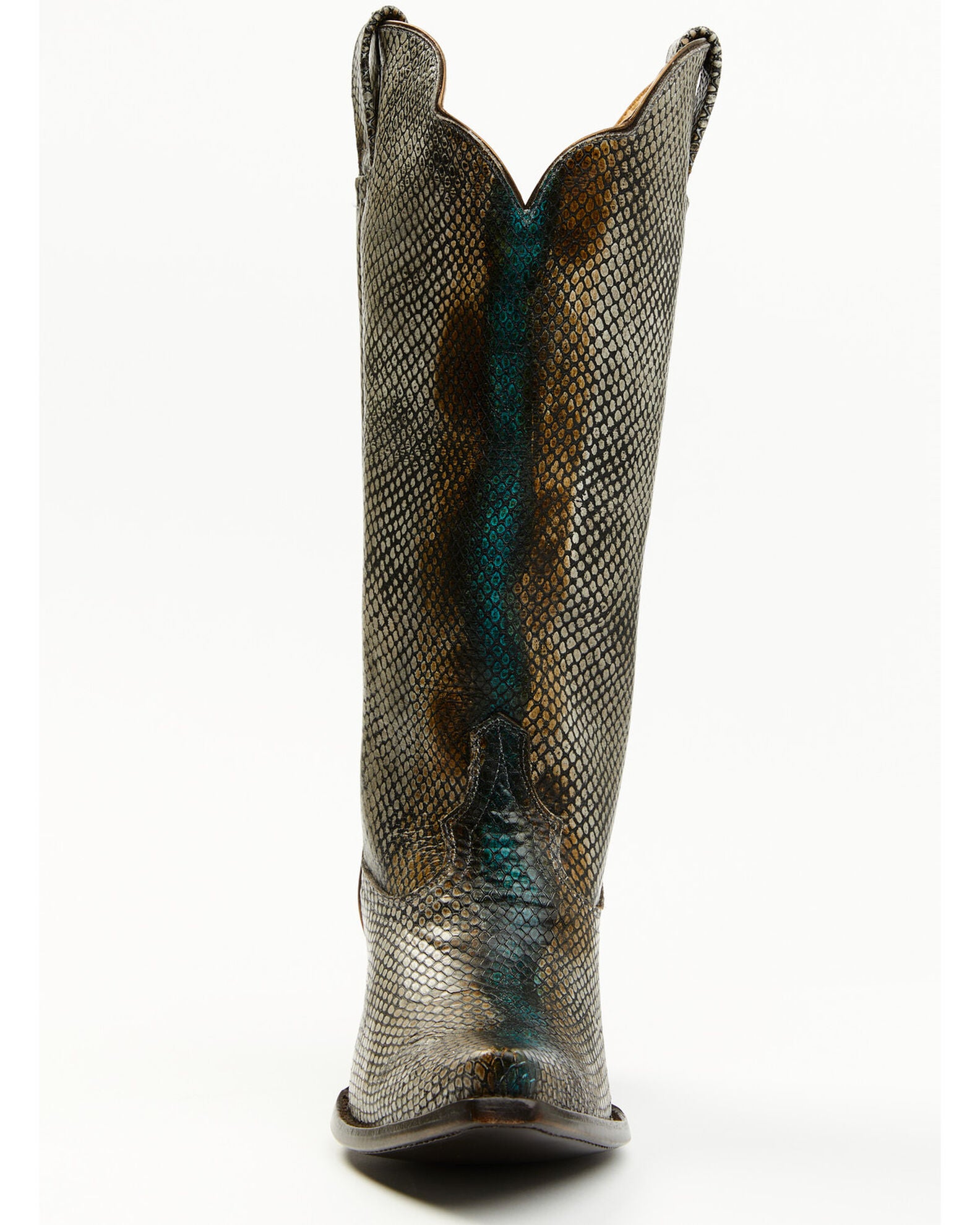Idyllwind Women's Strut Snake Print Leather Western Boots - Snip Toe, Multi