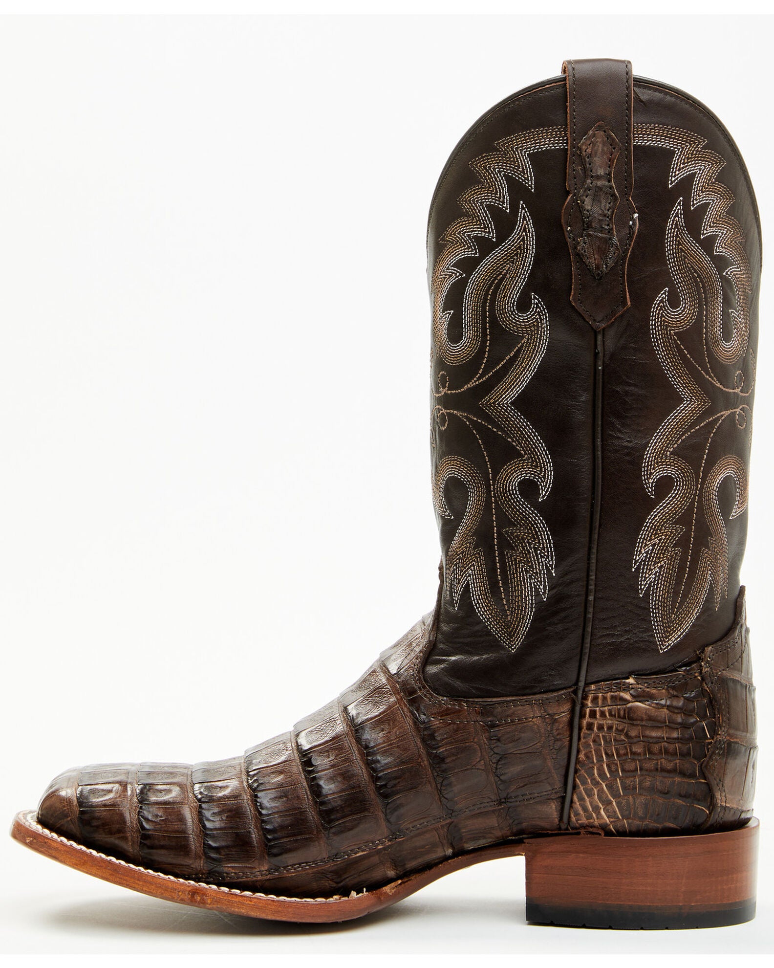 Cody James Men's Exotic Caiman Tail Skin Western Boots - Broad Square ...