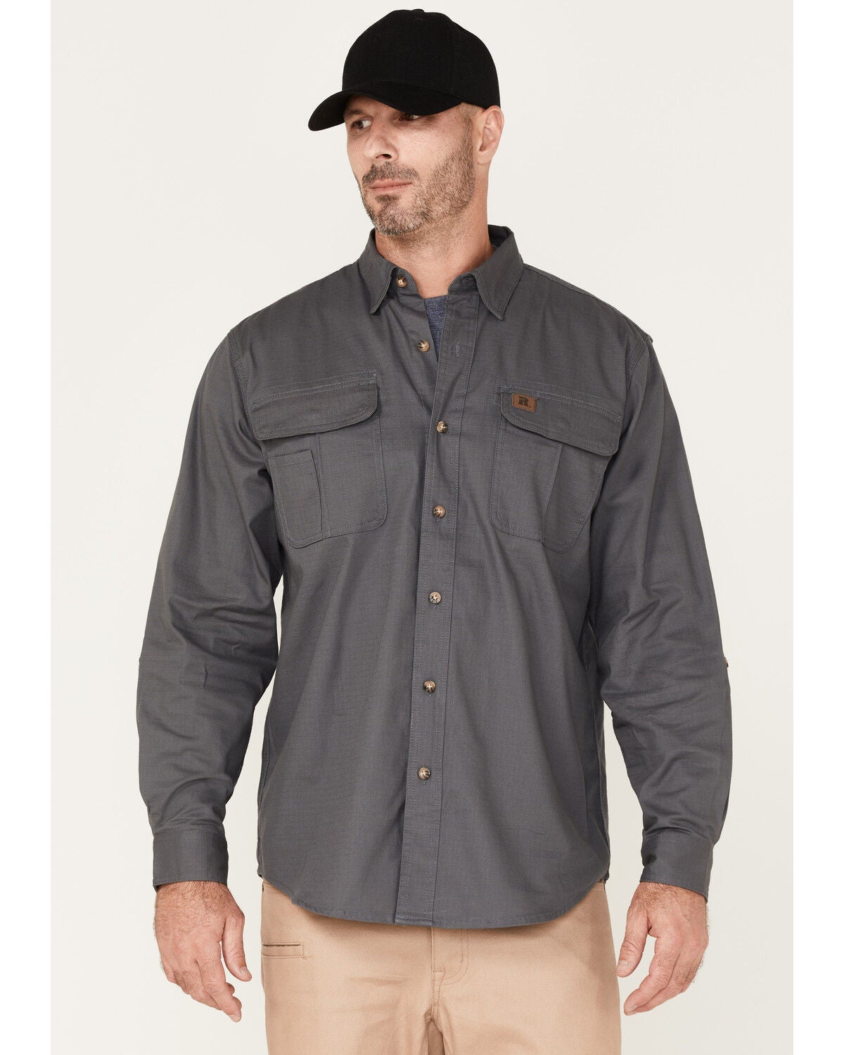 Men's Wrangler Long Sleeve Work Shirts - Sheplers