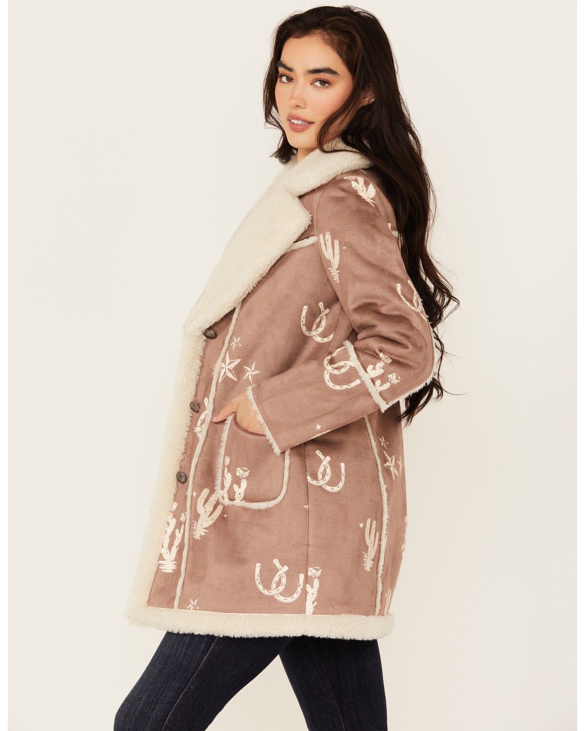 Idyllwind Women's Spicewood Faux Suede Coat,