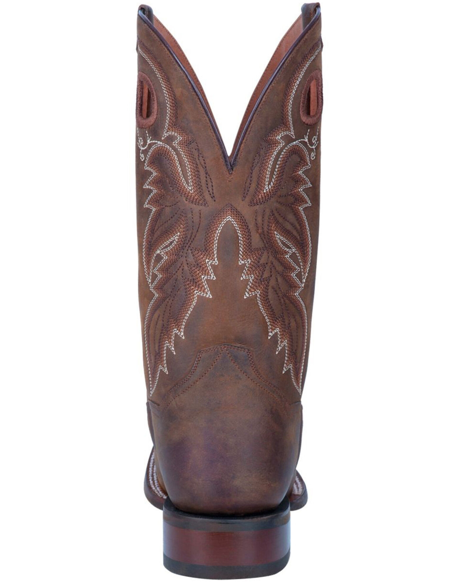 Dan Post Mens Abram Western Performance Boots Broad Square Toe Tan