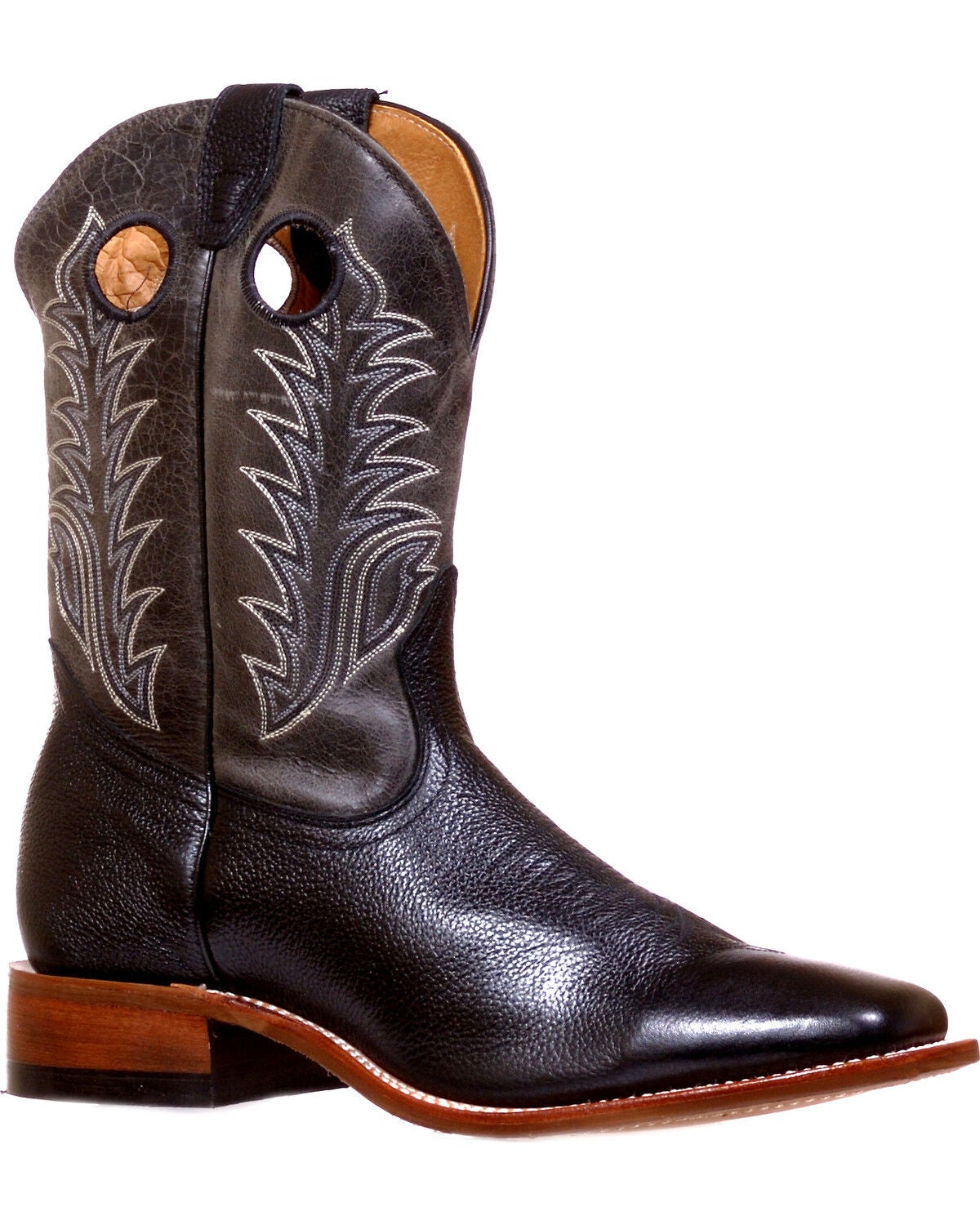 Boulet Men's Challenger Sporty Black Cowboy Boots - Square Toe, Black ...