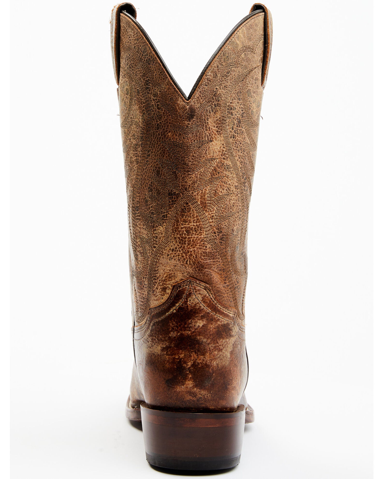 Moonshine Spirit Men's Distressed Western Boots - Square Toe, Tan