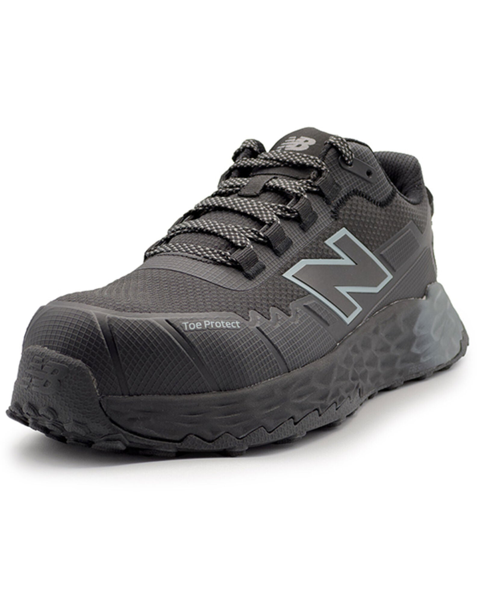 New Balance Men's Cremorne Low Work Shoes - Composite Toe, Black/grey