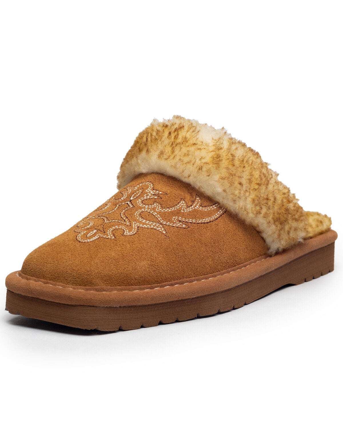Ariat Women's Jackie Square Toe Slippers, Tan