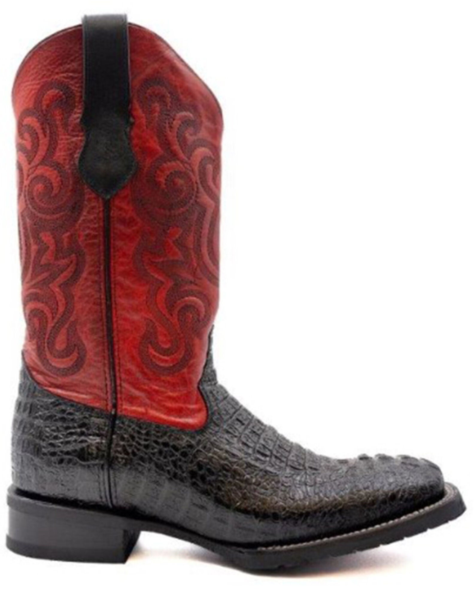 Product Name: Ferrini Men's Crocodile Print Western Boots - Broad ...