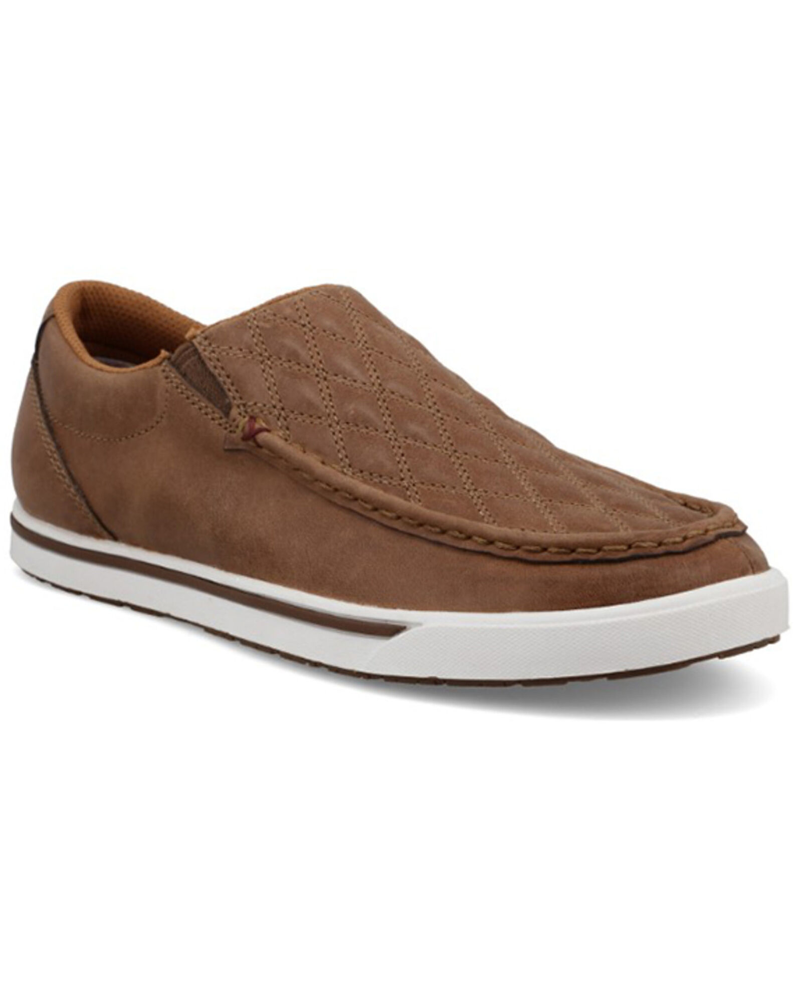 Twisted X Womens Slip On Shoes Moc Toe Brown