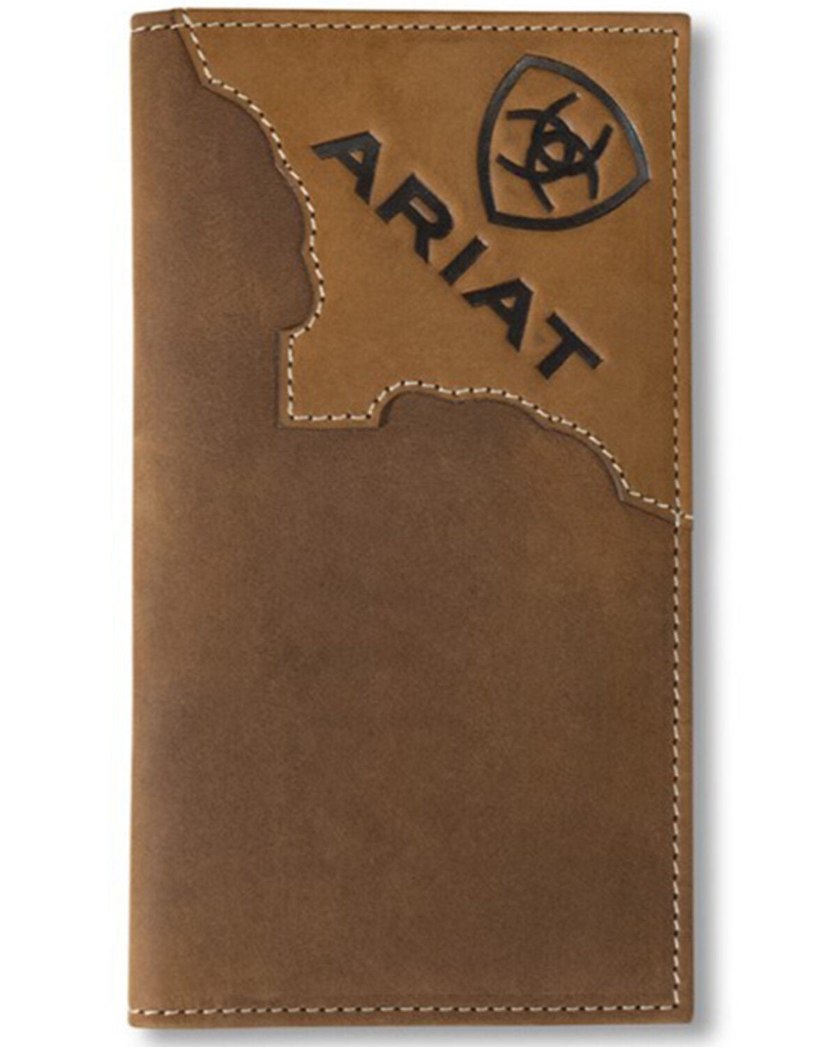 Ariat Men's Two Tone Rodeo Wallet , Brown