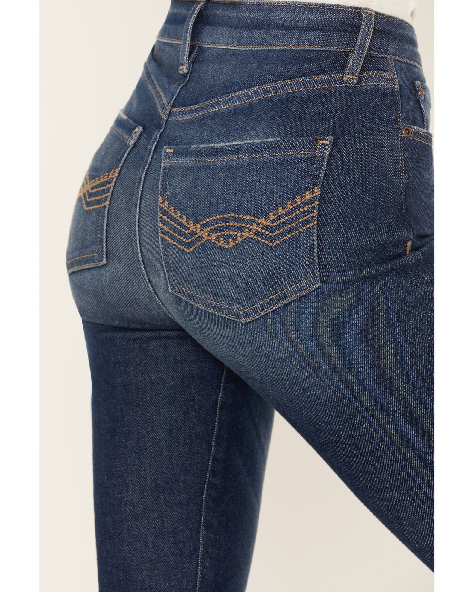 Idyllwind Women's Fulton Vintage Gypsy High Rise Bootcut Jeans, Dark Wash