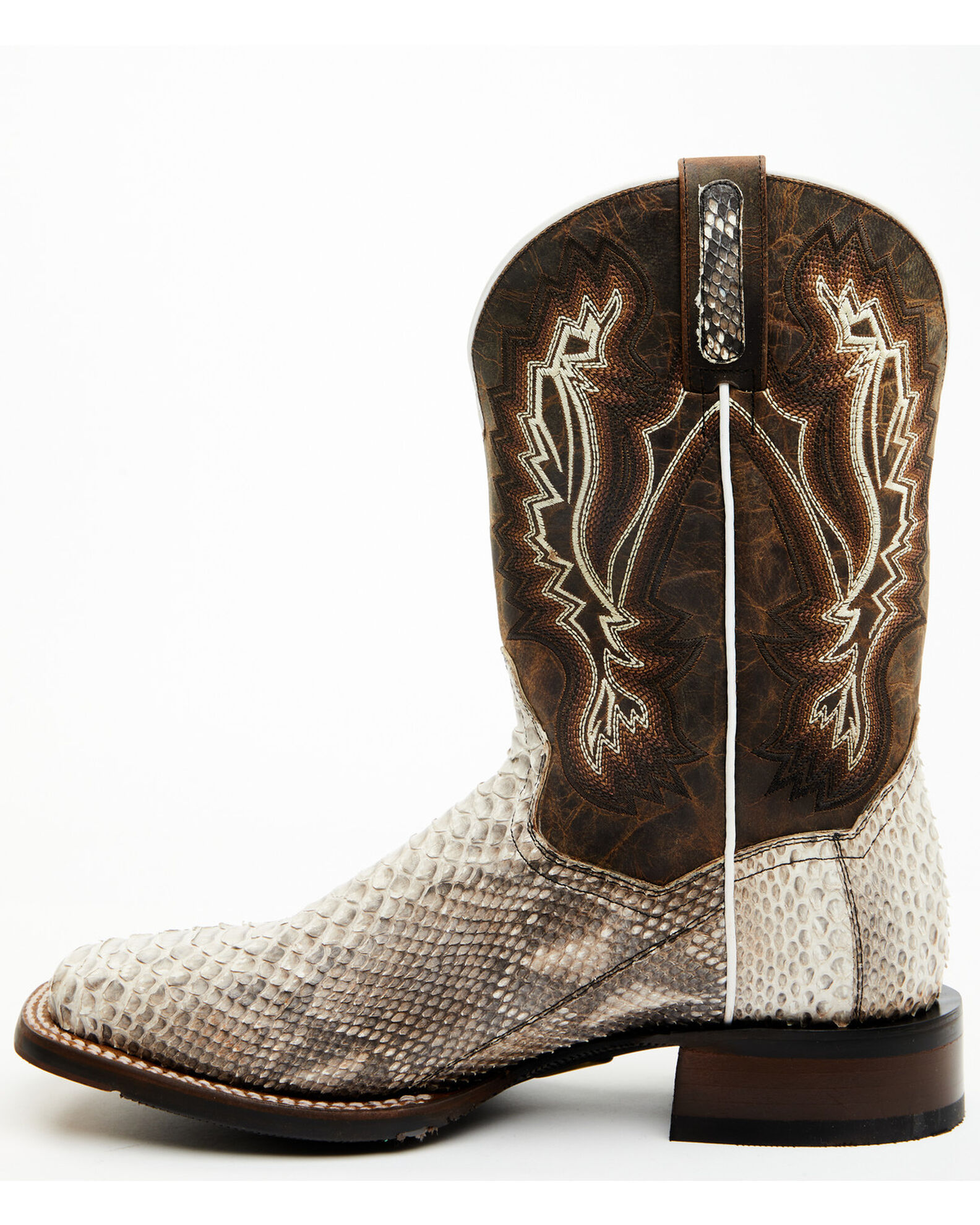 Dan Post Mens Brutus Exotic Python Western Performance Boots Broad