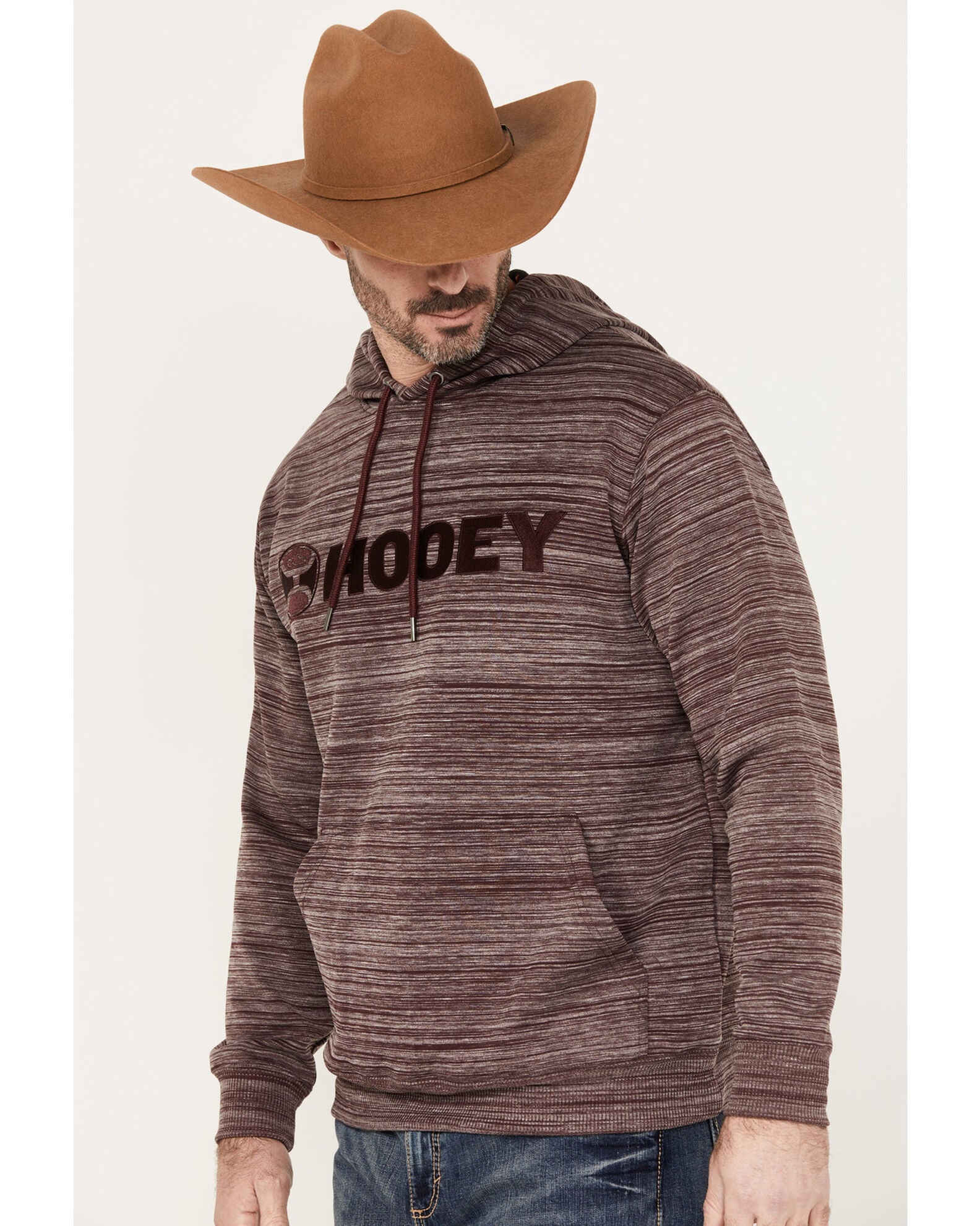 Product Name: Hooey Men's Lock Up Logo Hooded Sweatshirt