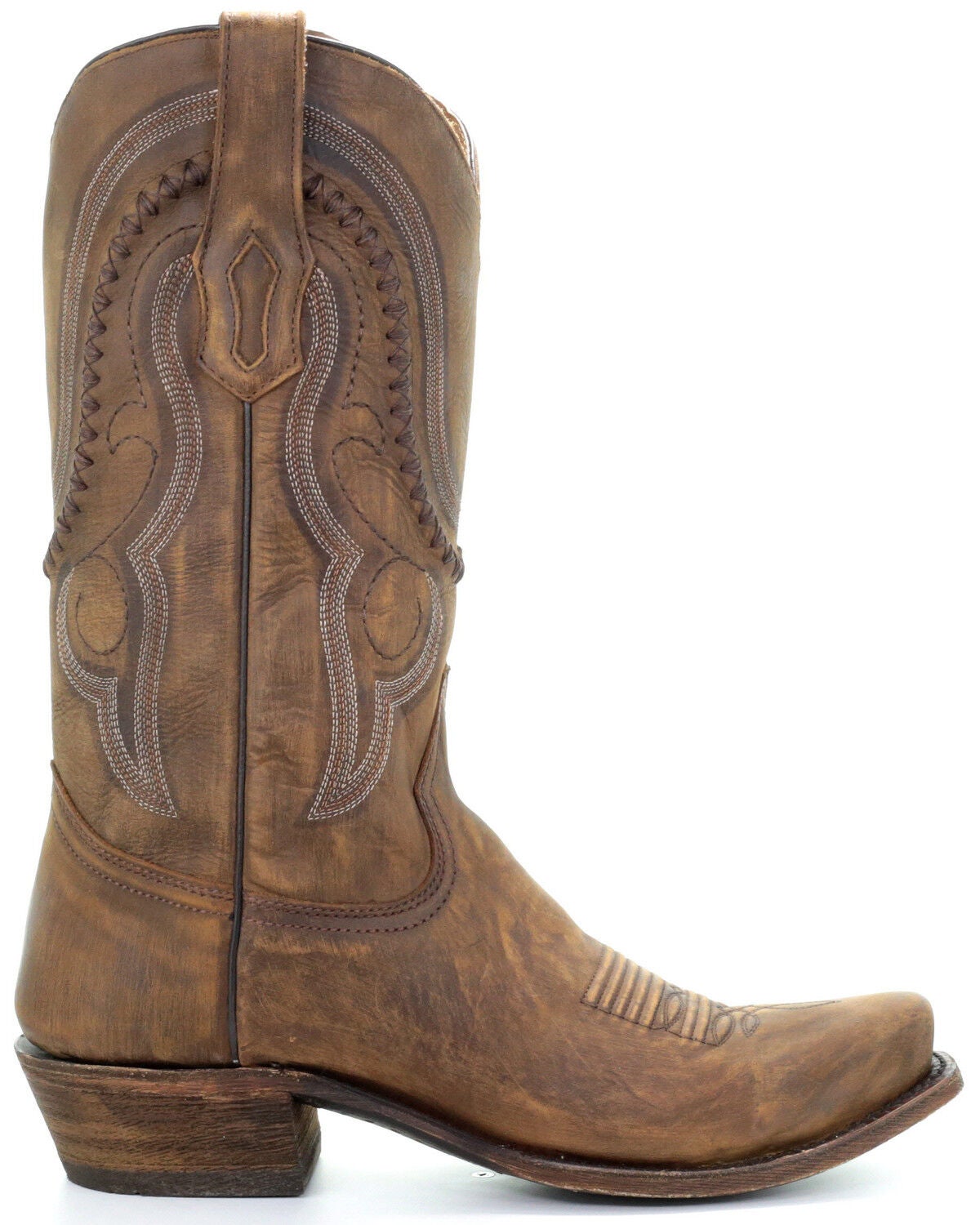 Corral Men's Jeb Western Boots - Snip Toe, Gold