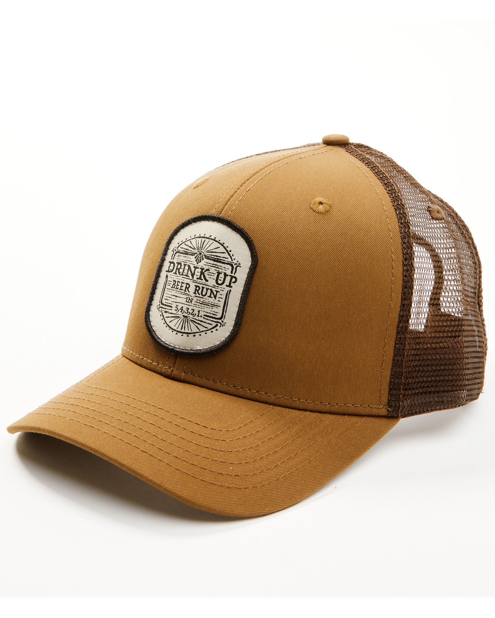 Brothers and Sons Men's Drink Up Beer Run Baseball Cap