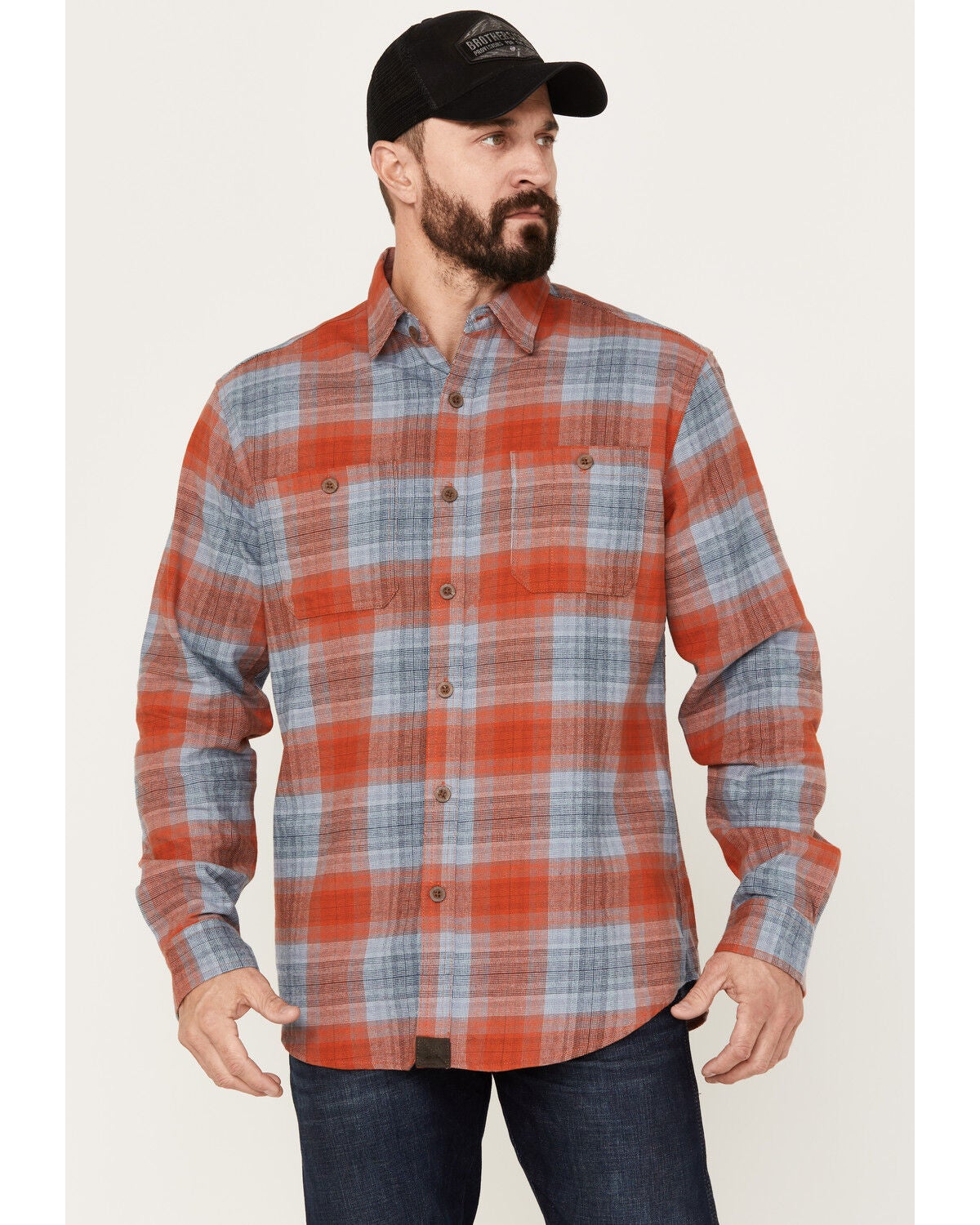 Dakota Grizzly Men's Grant Plaid Button Down Western Flannel Shirt ...