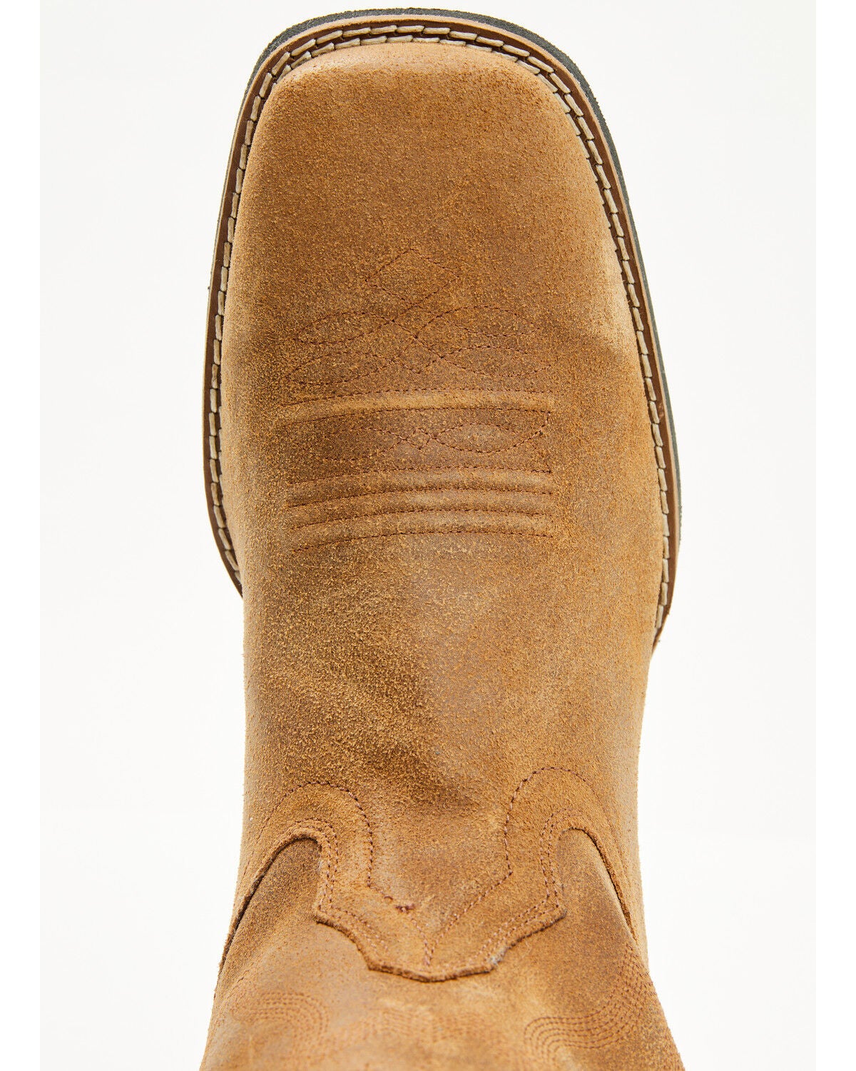 Roper Men's Monterey Roughout Western Boots - Square Toe, Tan