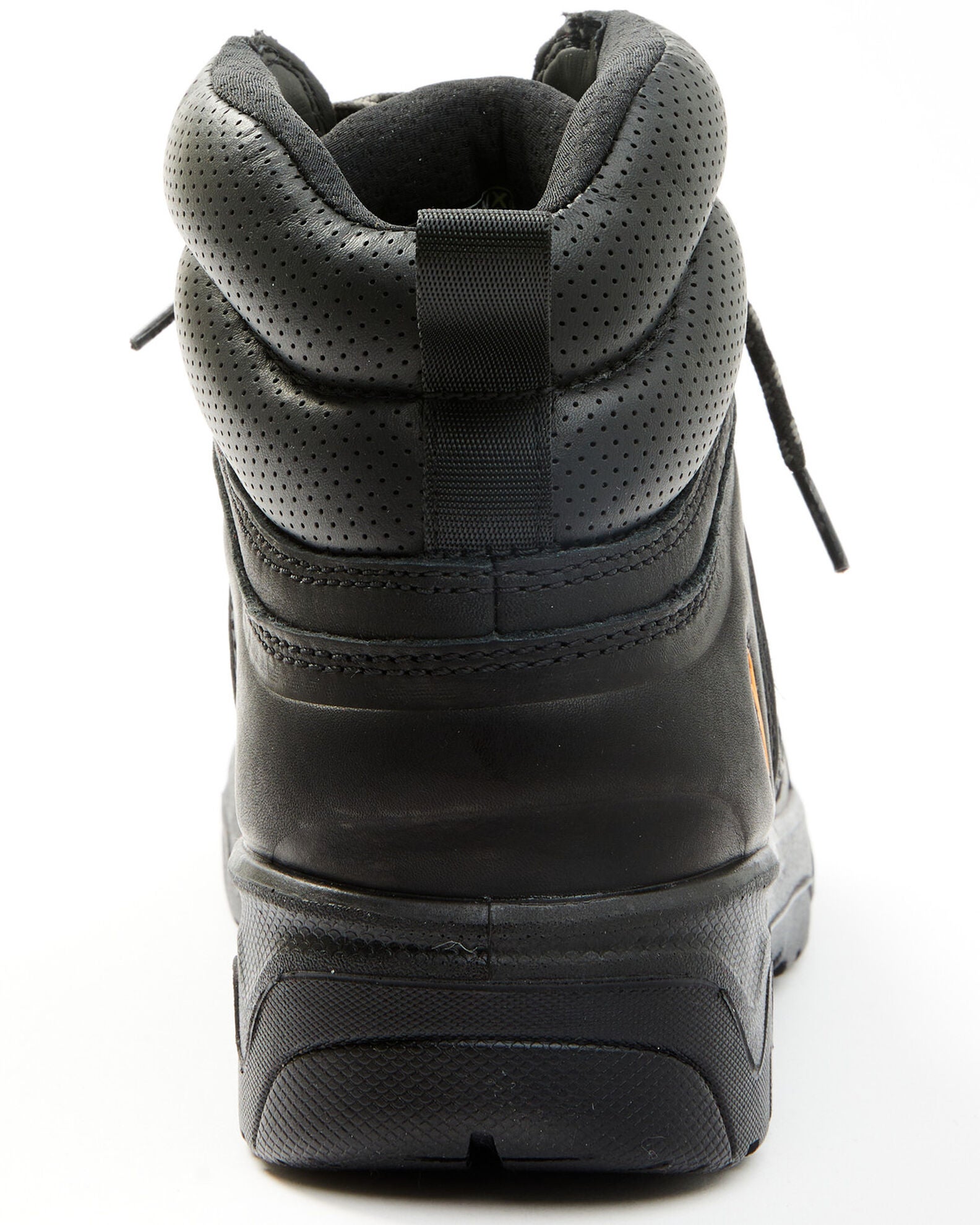 Hawx Men's 6" Anthem Waggled Lace-Up Work Boots - Composite Toe, Black