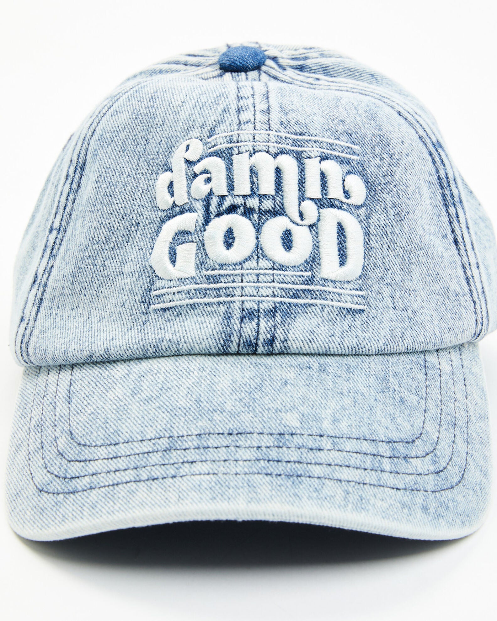 Idyllwind Women's Damn Good Denim Baseball Hat, Indigo