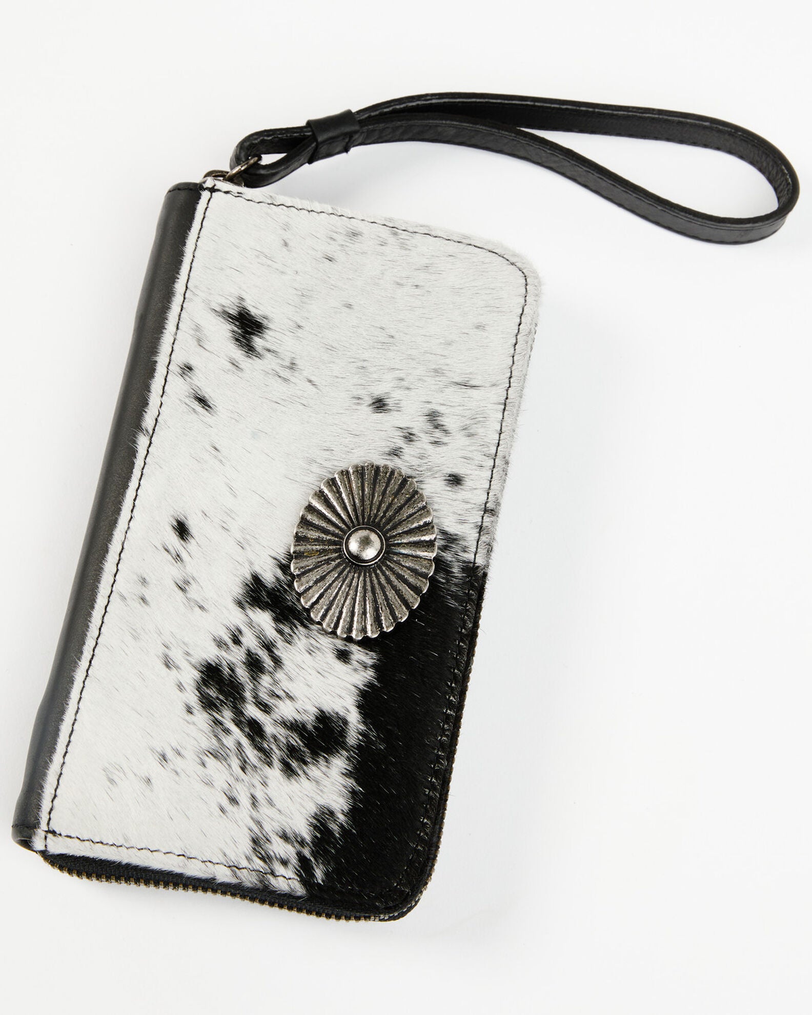 Product Name: Idyllwind Women's Laredo Hair-on Cowhide Wristlet Wallet