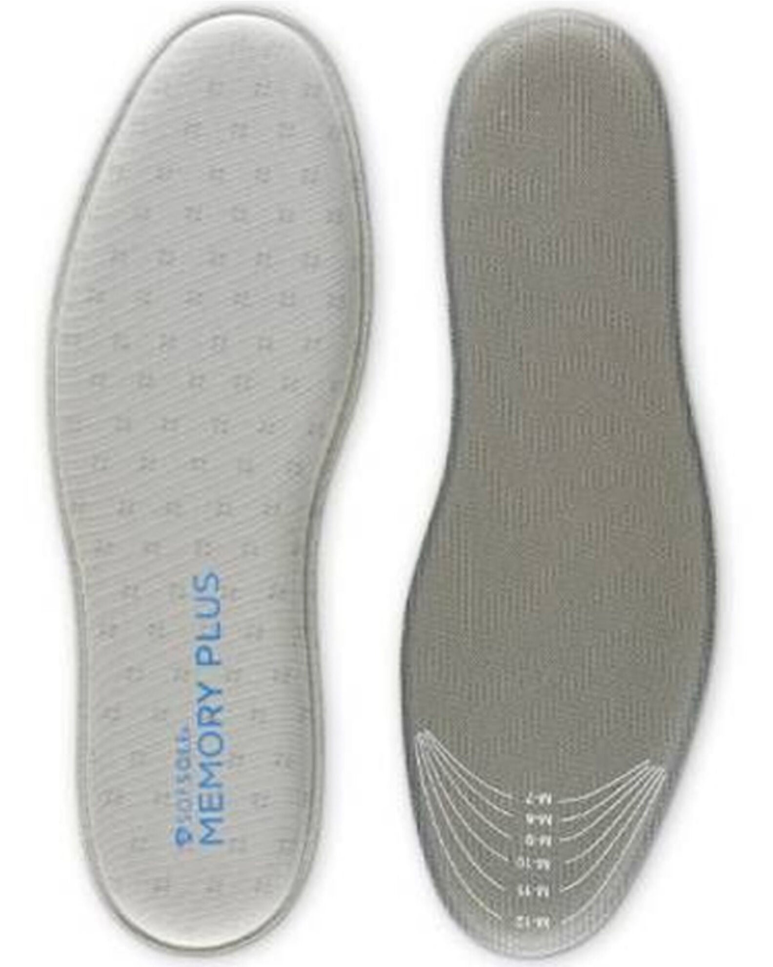 Implus Footcare Men's Memory Plus Boot Insoles, No Color