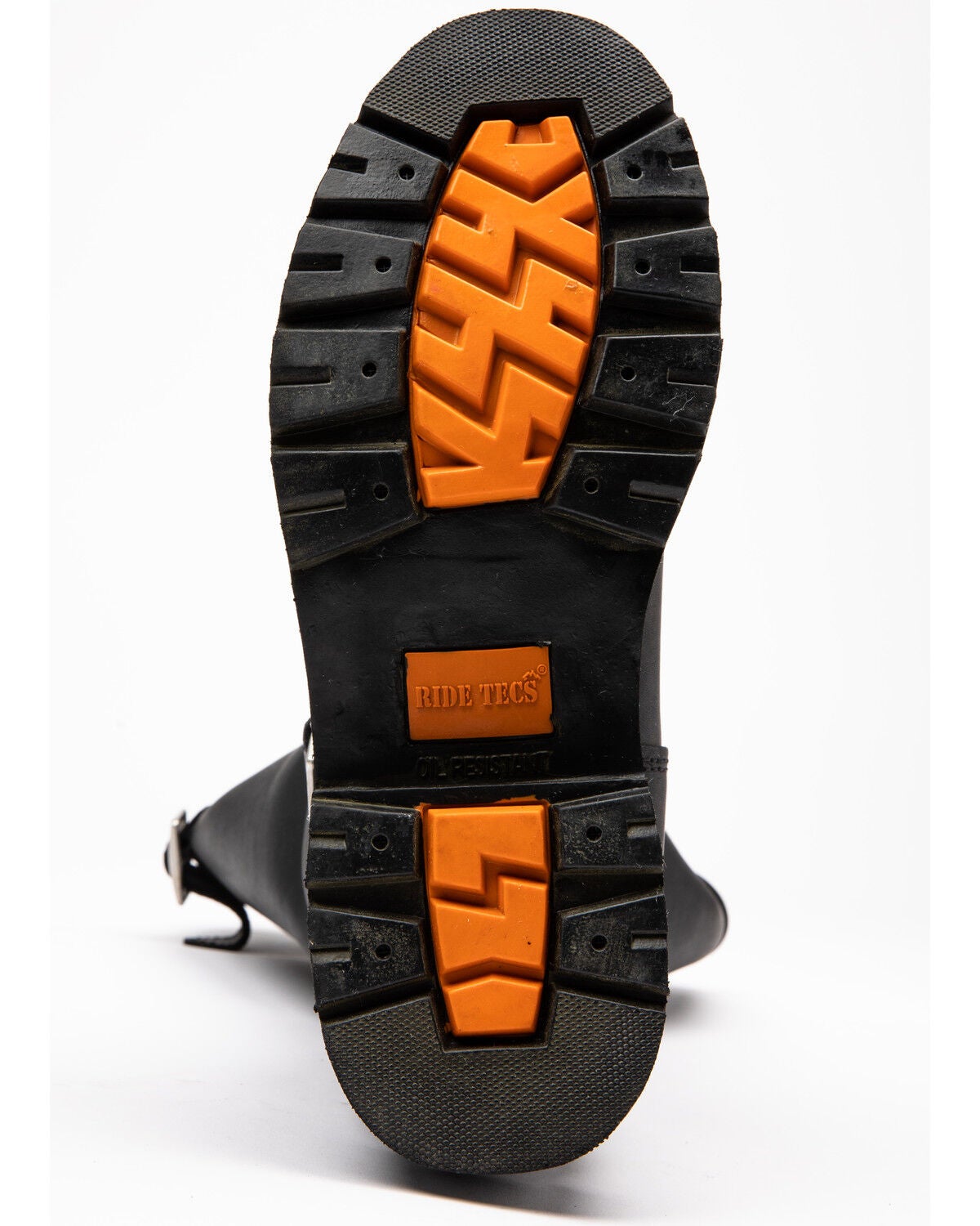 Ad Tec Men's 16" Oiled Leather Engineer Boots - Soft Toe, Black