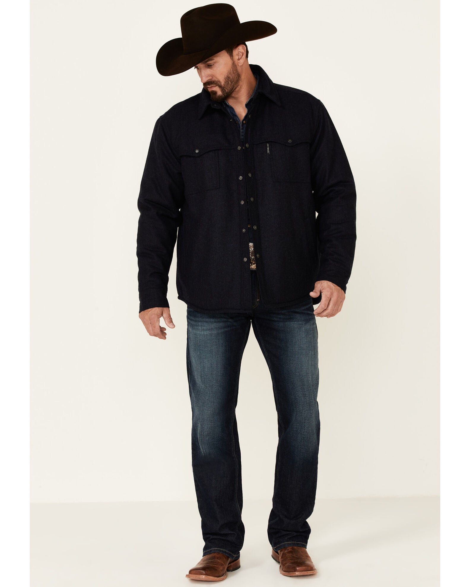 Product Name: Outback Trading Co Men's Solid Harrison Snap-Front Jacket