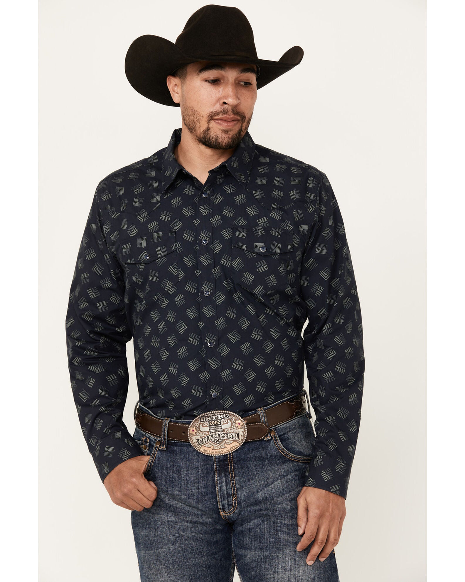 Product Name: Gibson Trading Co Men's Shrapnel Geo Print Long Sleeve ...