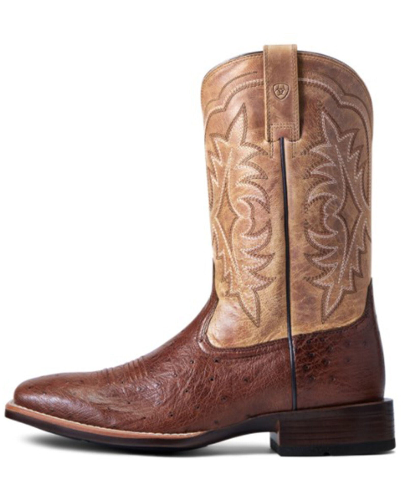 Product Name: Ariat Men's Smooth Quill Ostrich Night Life Ultra Exotic ...