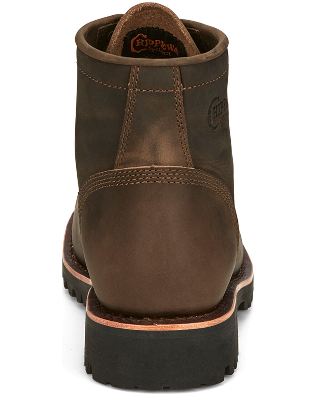 Chippewa Men's Classic 2.0 Wood 6" Work Boots - Round Toe, Bark