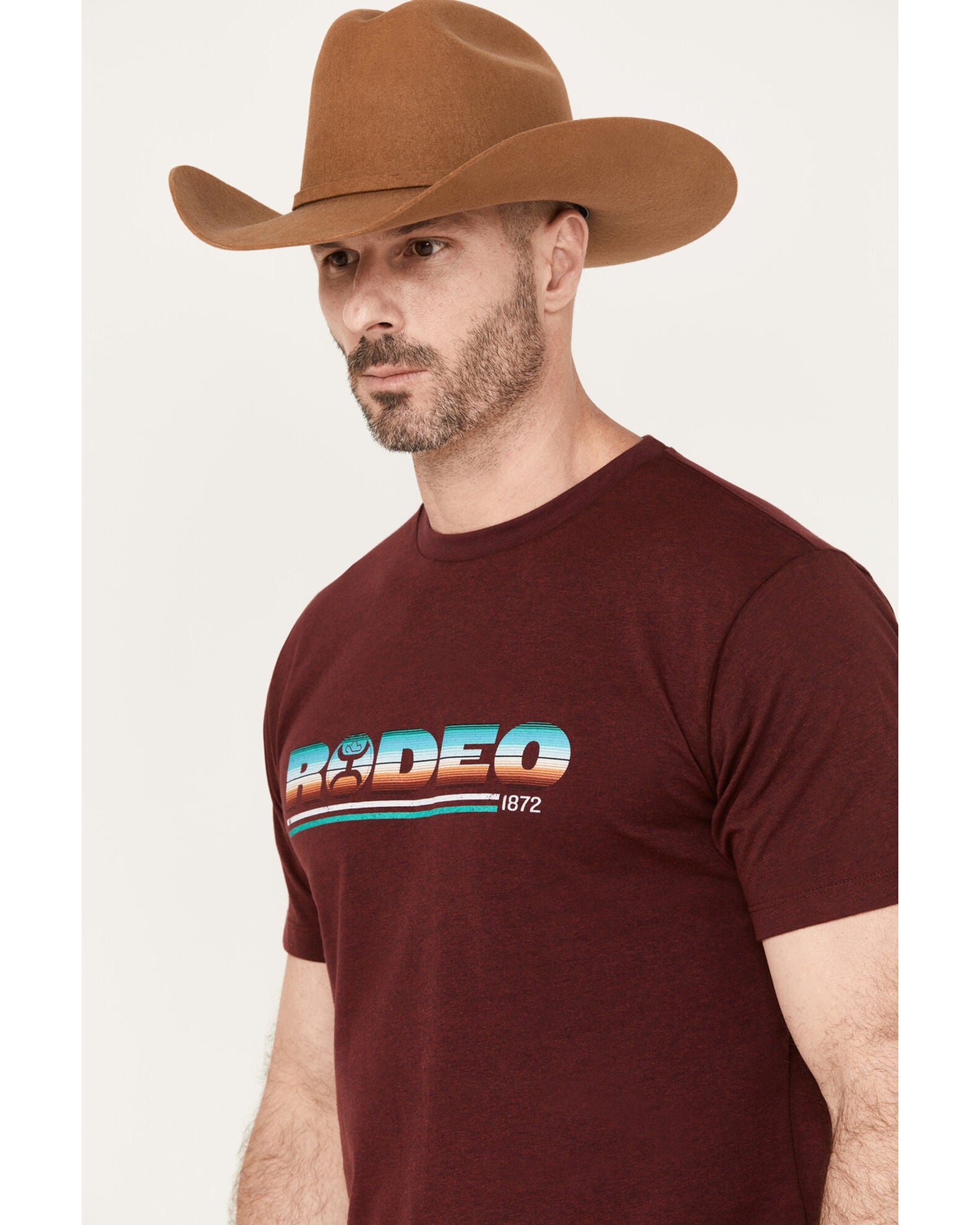 Hooey Men's Serape Rodeo Logo Graphic Short Sleeve T-Shirt