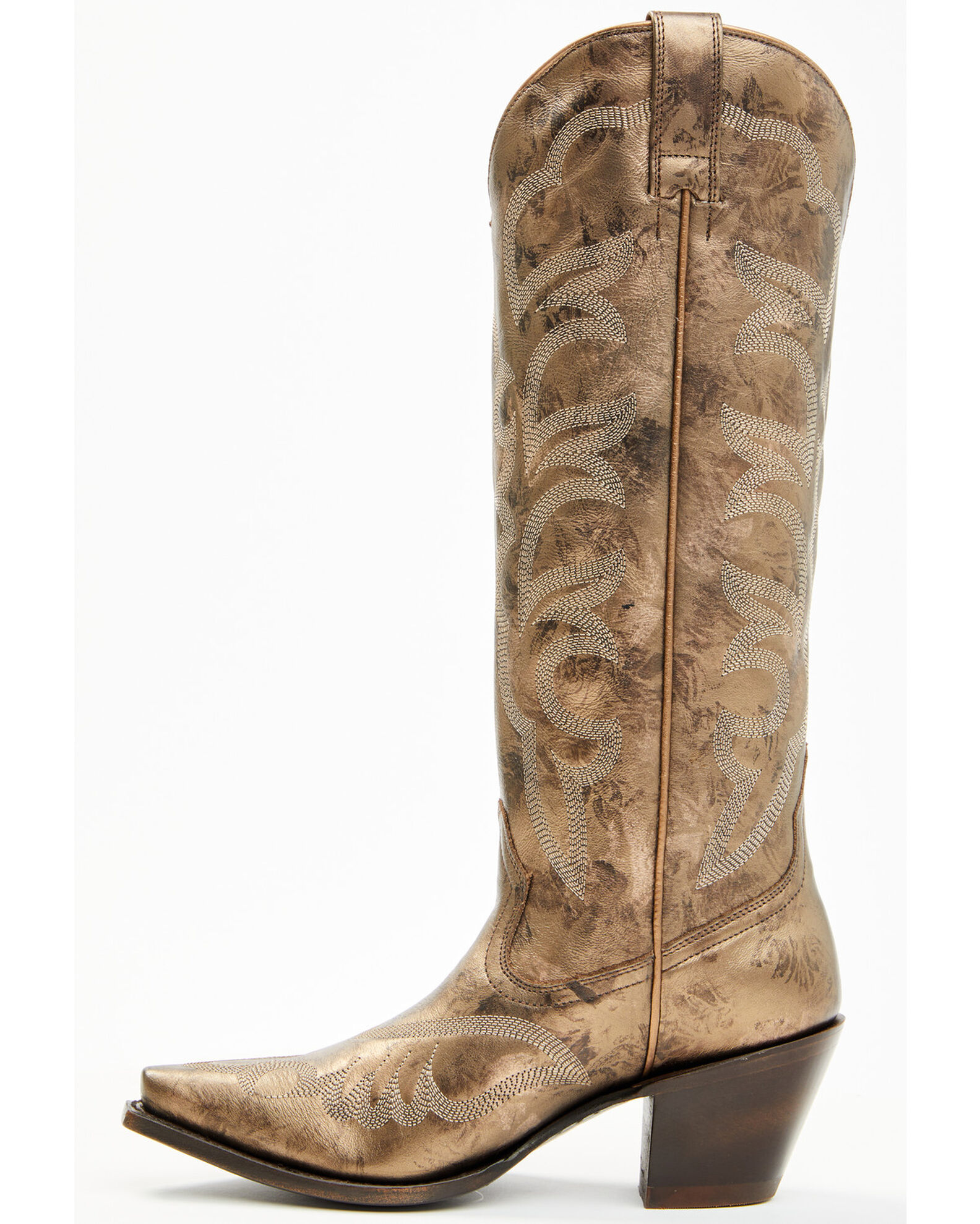 Shyanne Womens High Desert Tall Western Boots Snip Toe Multi