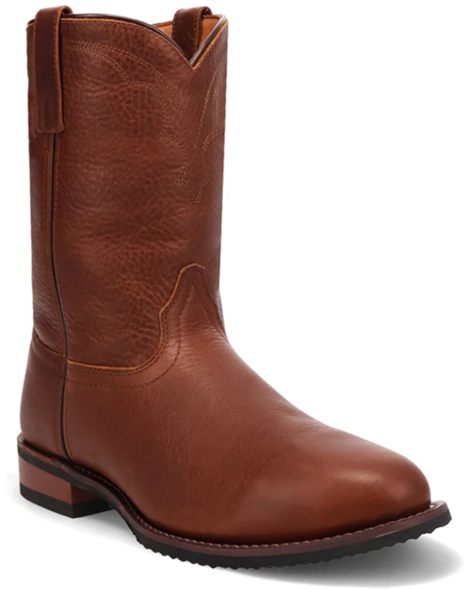 Laredo Men's Vaughn Roper Boots - Round Toe, Tan