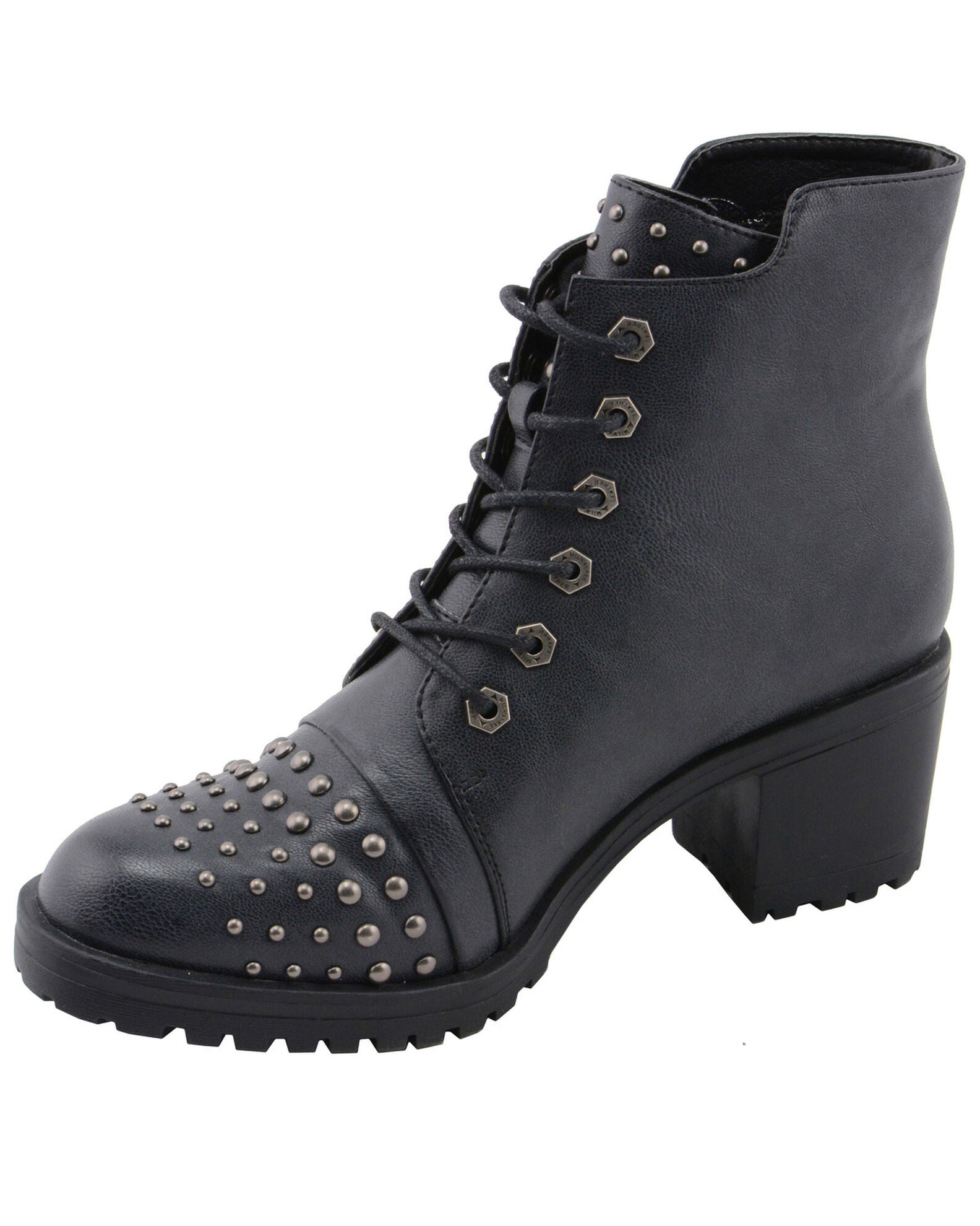 Milwaukee Leather Women's Studded Rocker Boots - Round Toe | Sheplers