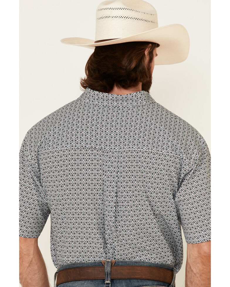 Cinch Mens Arena Flex Multi Geo Print Button Short Sleeve Western