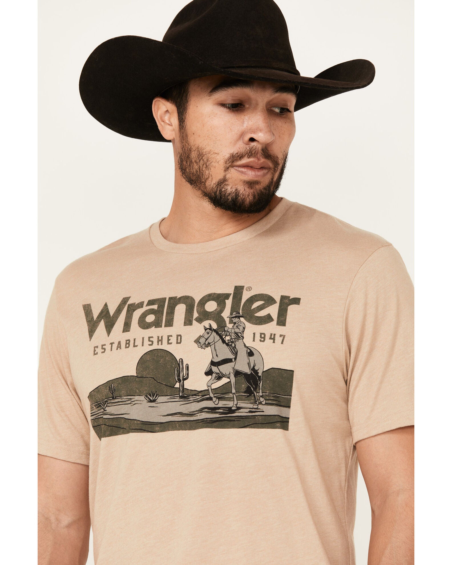 Product Name: Wrangler Men's Boot Barn Exclusive Desert Logo Short ...