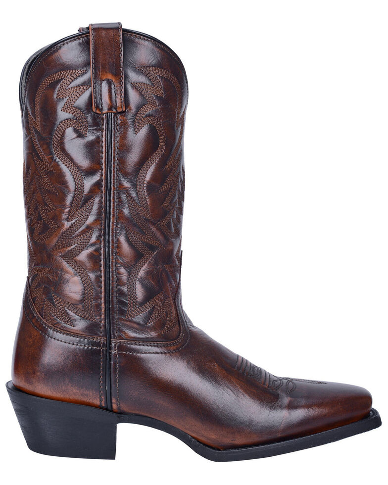 Laredo Mens Lawton Western Boots Narrow Square Toe Sheplers
